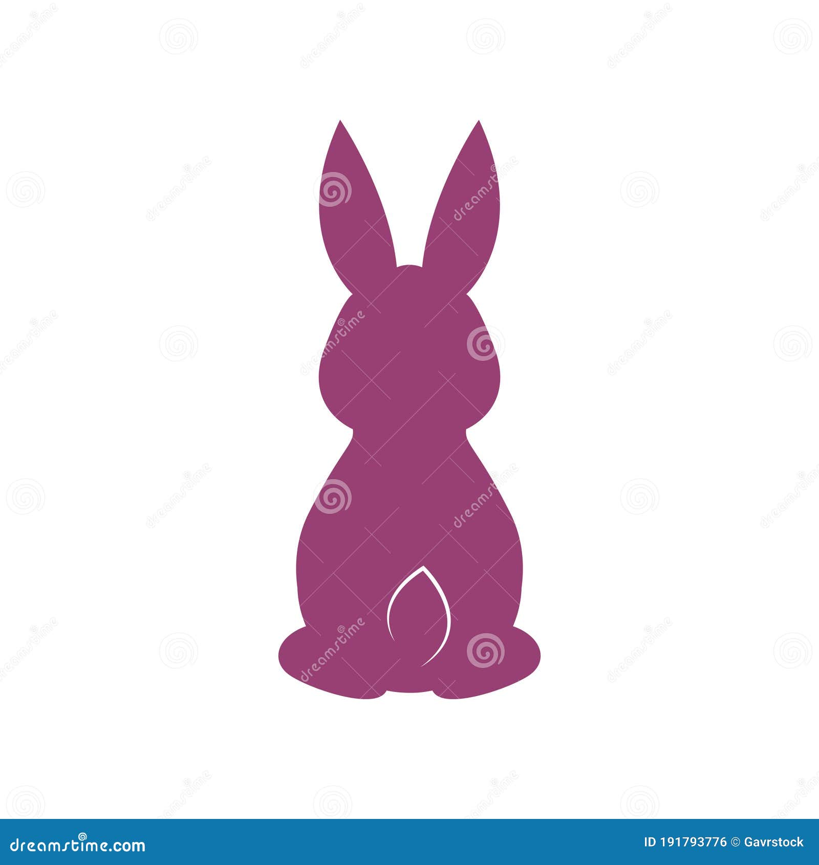 Purple Rabbit Laughing Head Emoticon. Doodle Icon Image Vector ...