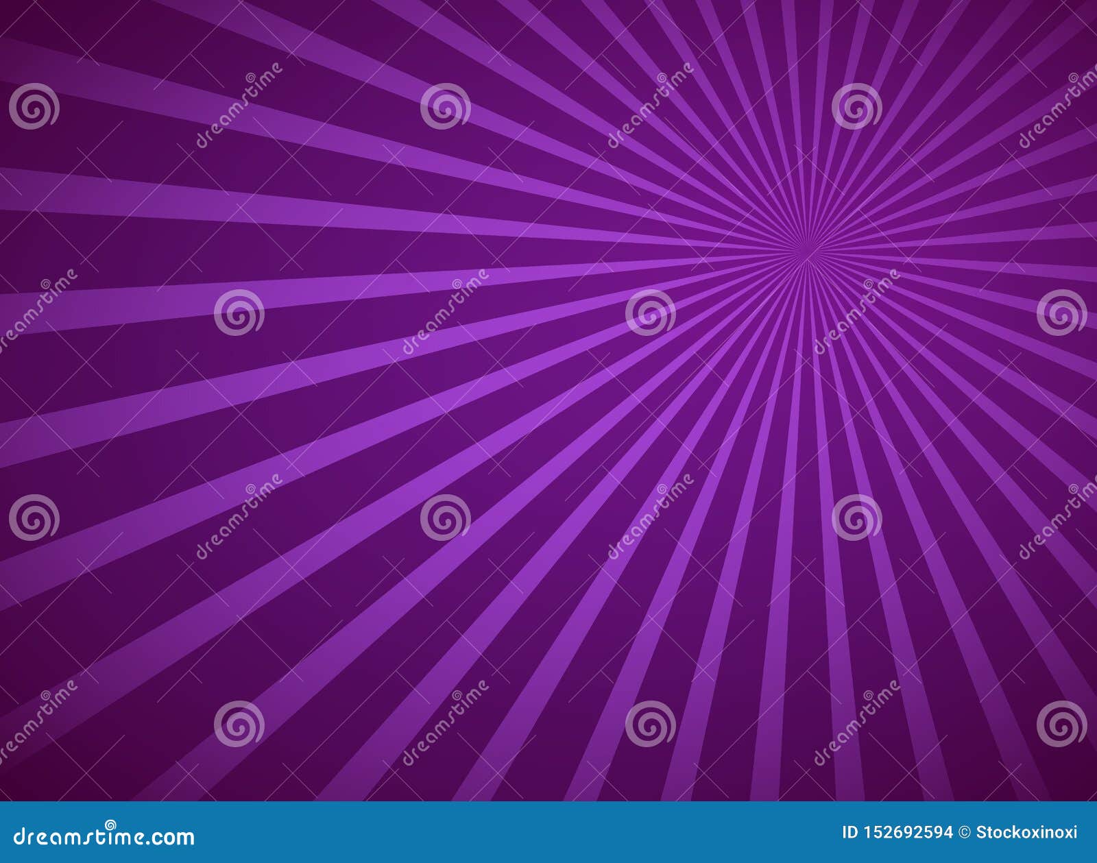 Purple Radial Rays Abstract Lines Background Stock Vector ...