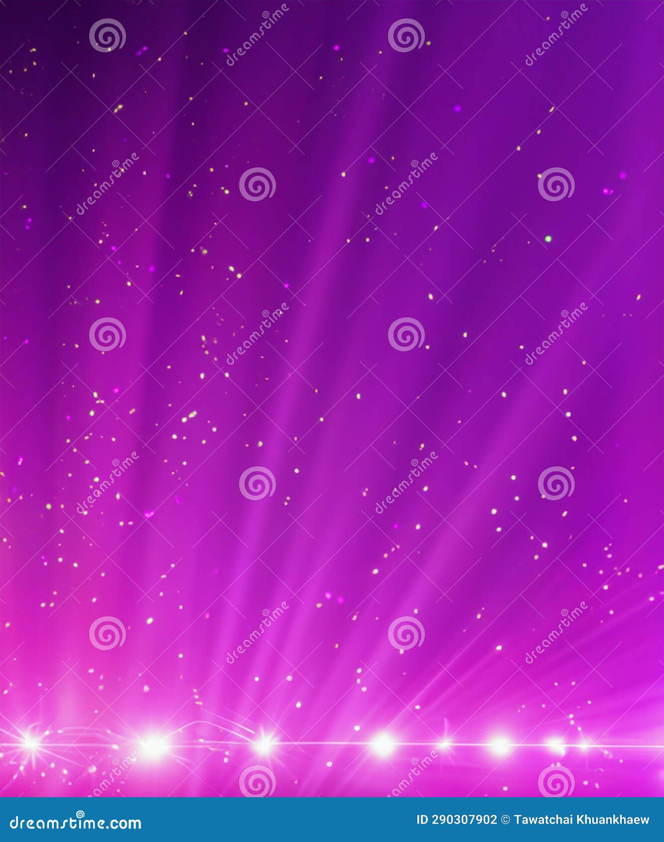 Purple Rays and Pink Light Beame with Glitter Light. Generative AI ...