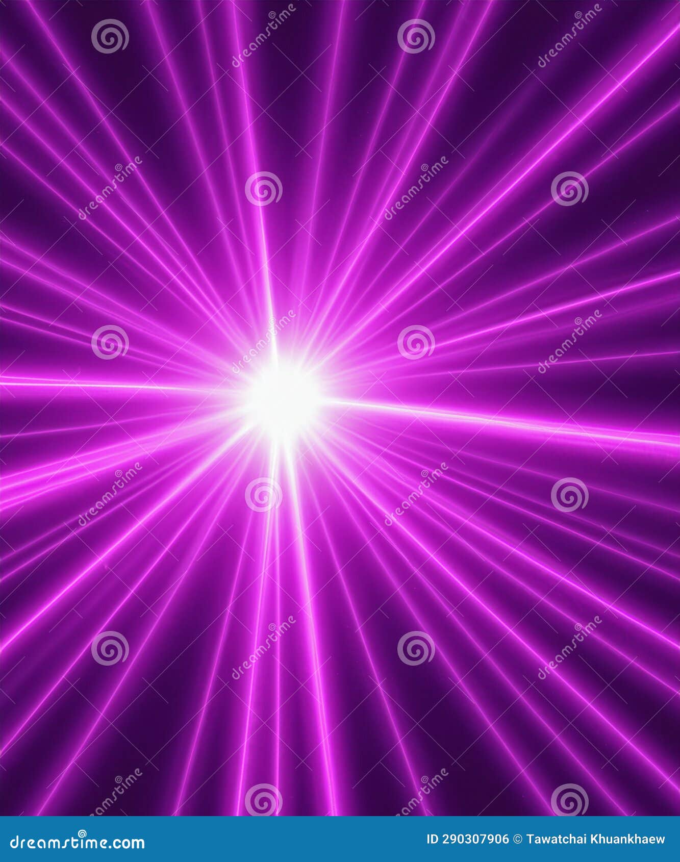 Purple Rays and Pink Light Beame with Glitter Light. Generative AI ...
