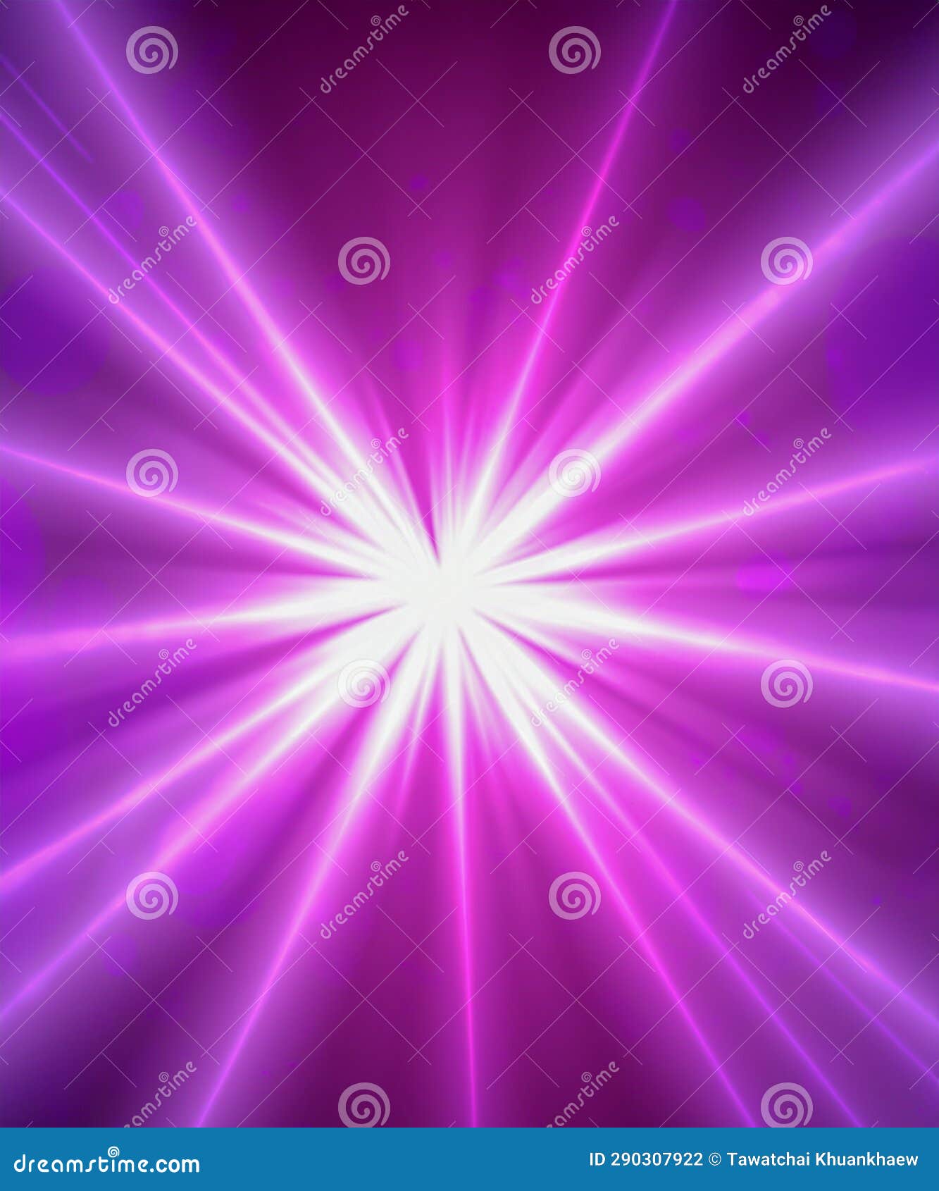 Purple Rays and Pink Light Beame with Glitter Light. Generative AI ...