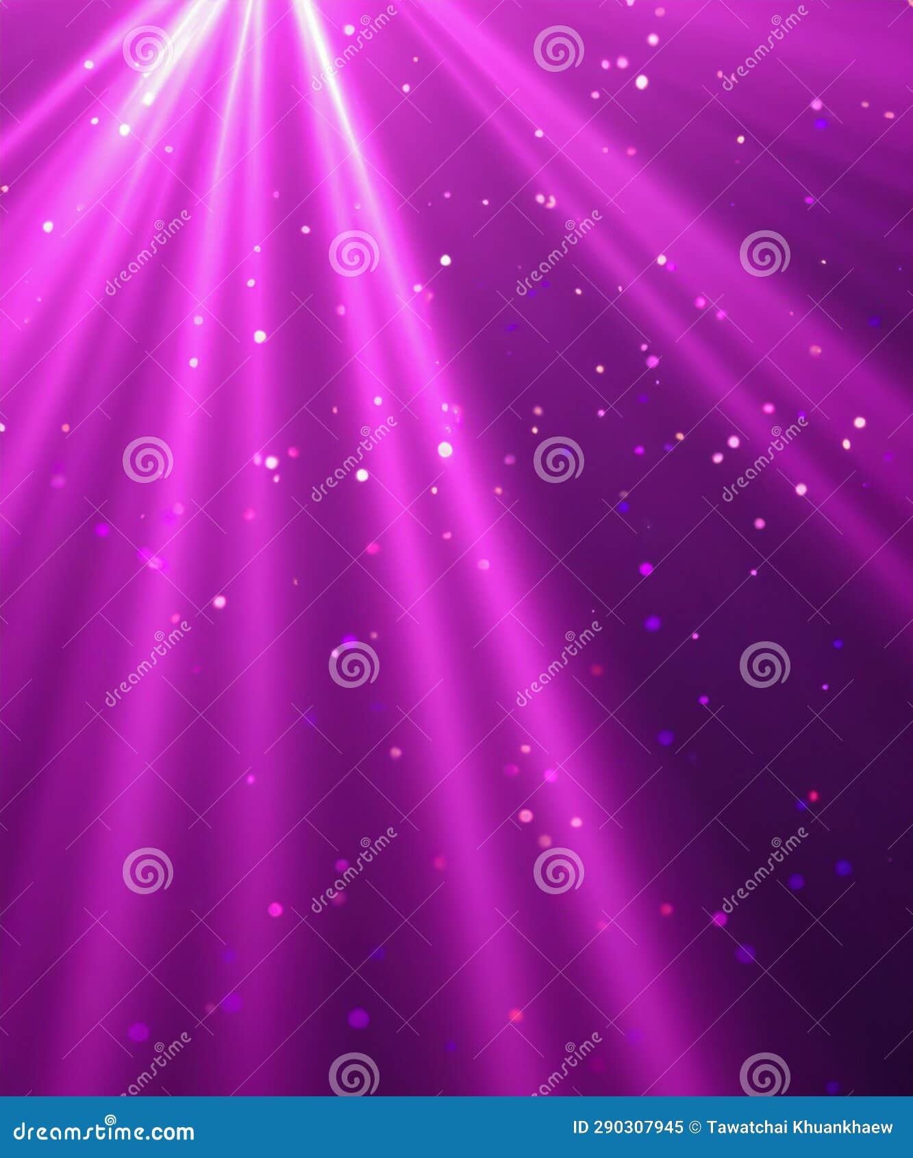 Purple Rays and Pink Light Beame with Glitter Light. Generative AI ...