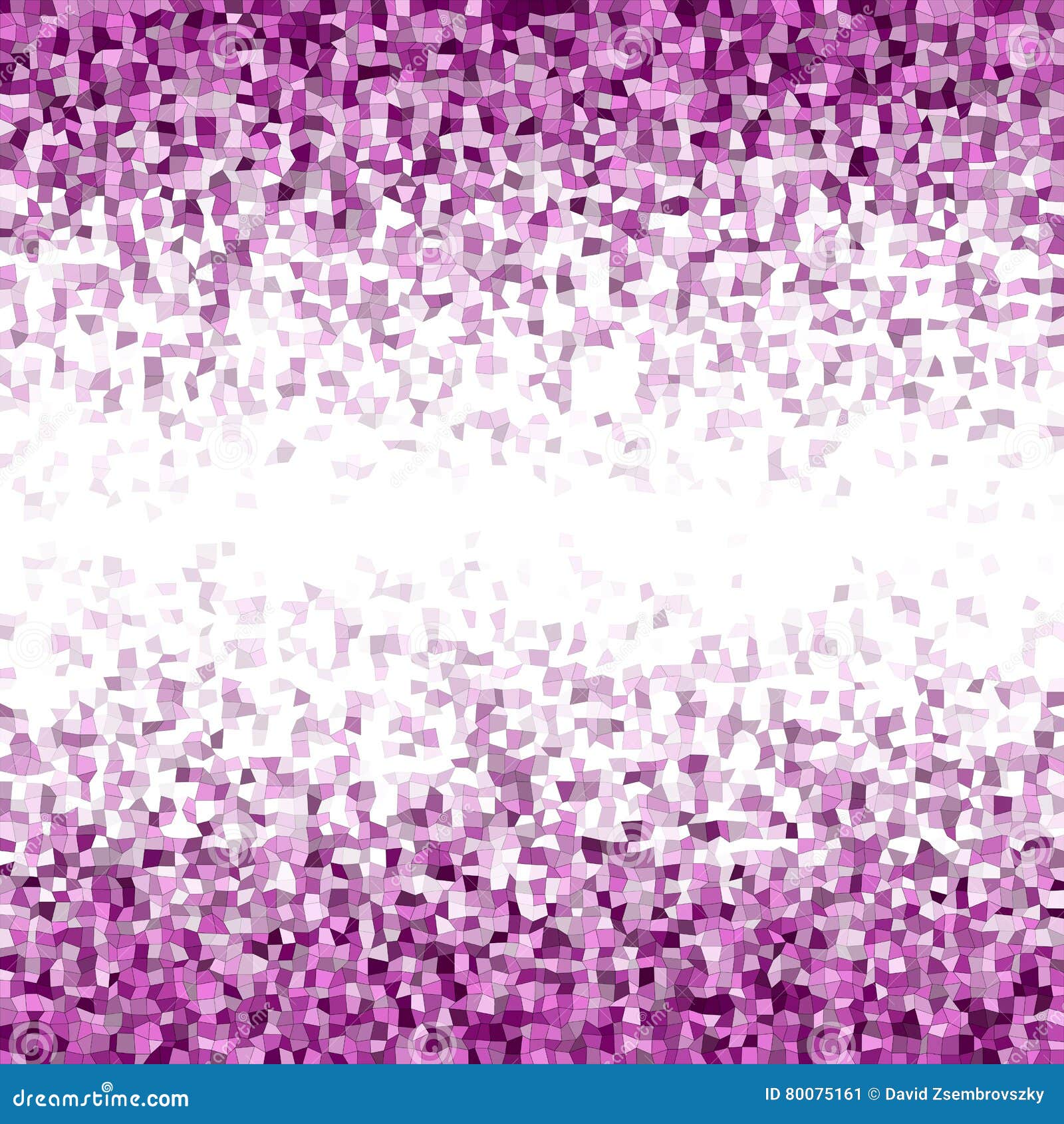 Purple Rectangle Mosaic Border Background Cartoon Vector ...