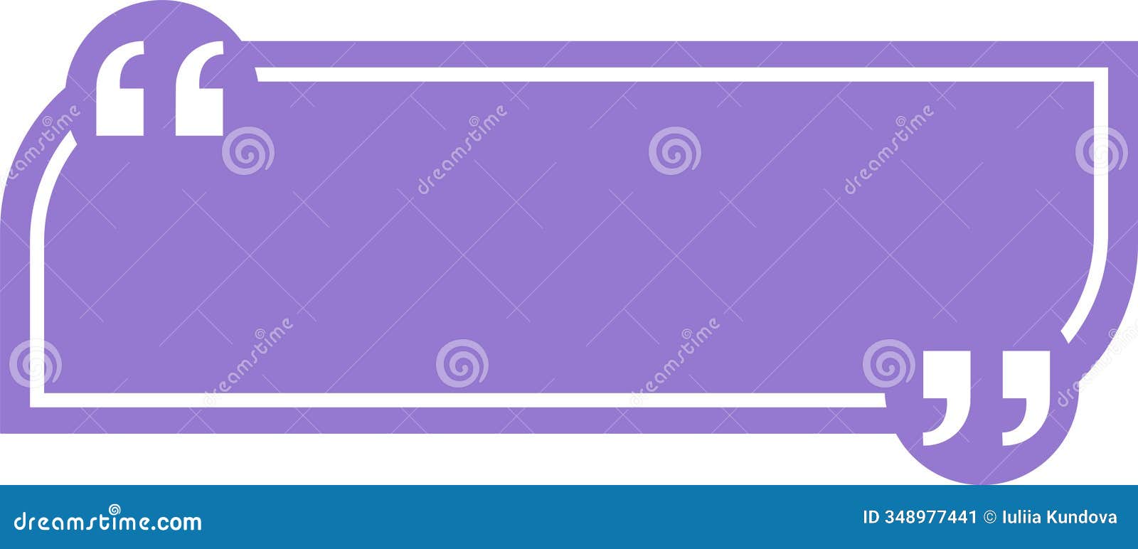 Purple Rectangular Quote Box Featuring Rounded Corners And White ...