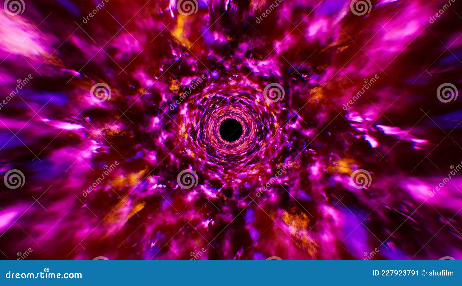 Three Color Fire Explosion Background Stock Illustration - Illustration ...