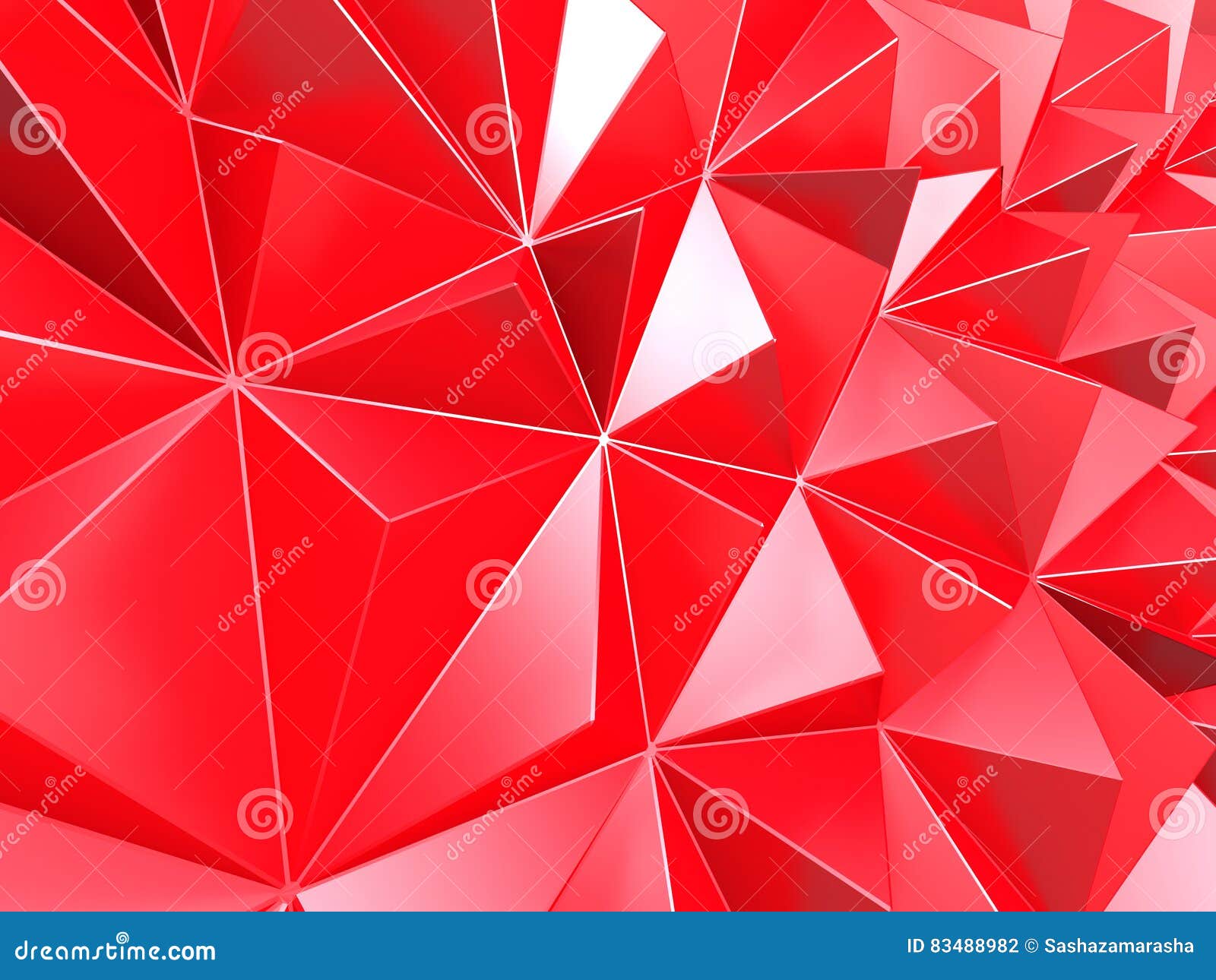 Purple Red Triangle Poligons Pattern Wall Background Stock Illustration ...