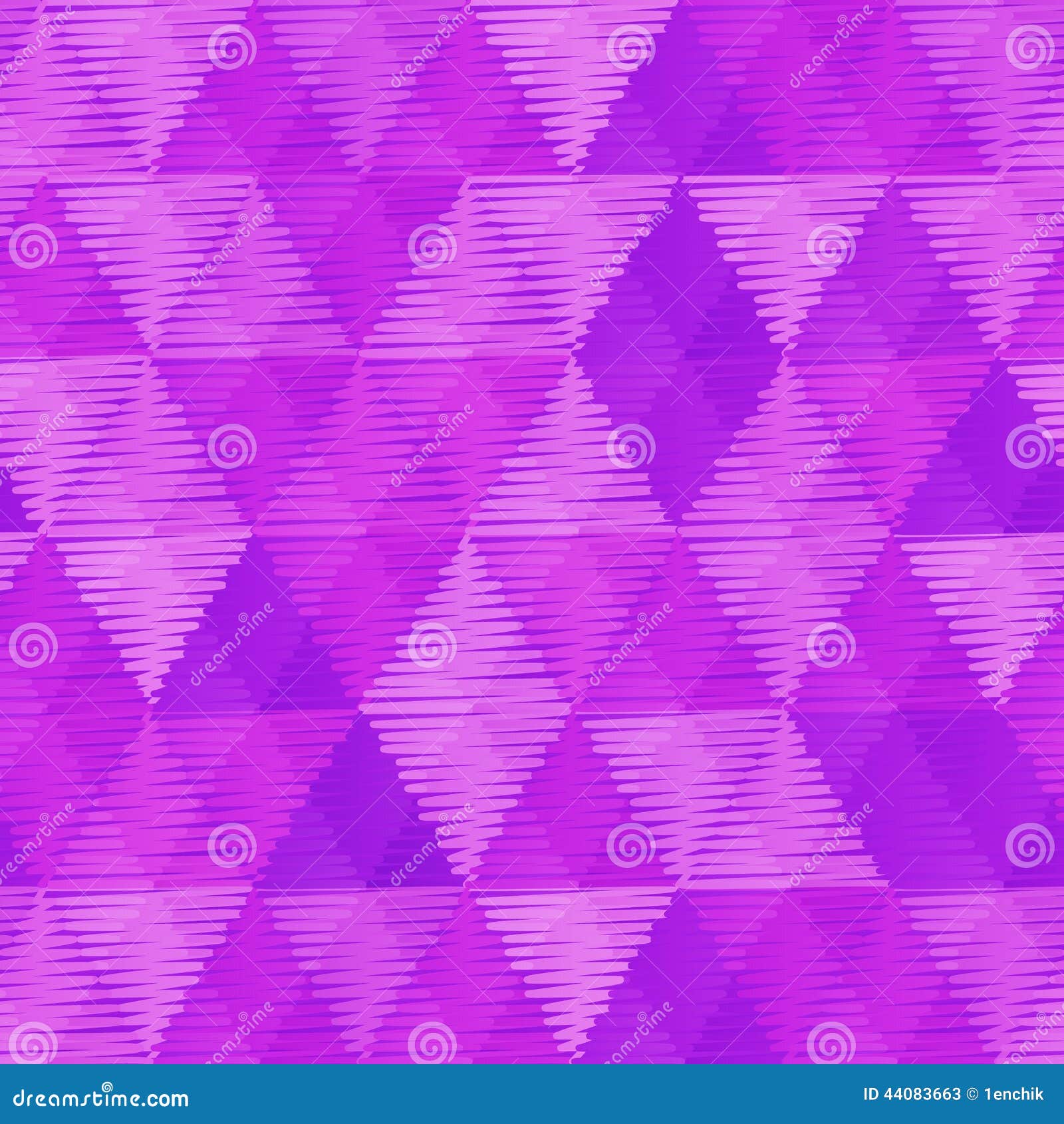 Purple Retro Textile Triangles Seamless Pattern Stock Vector ...