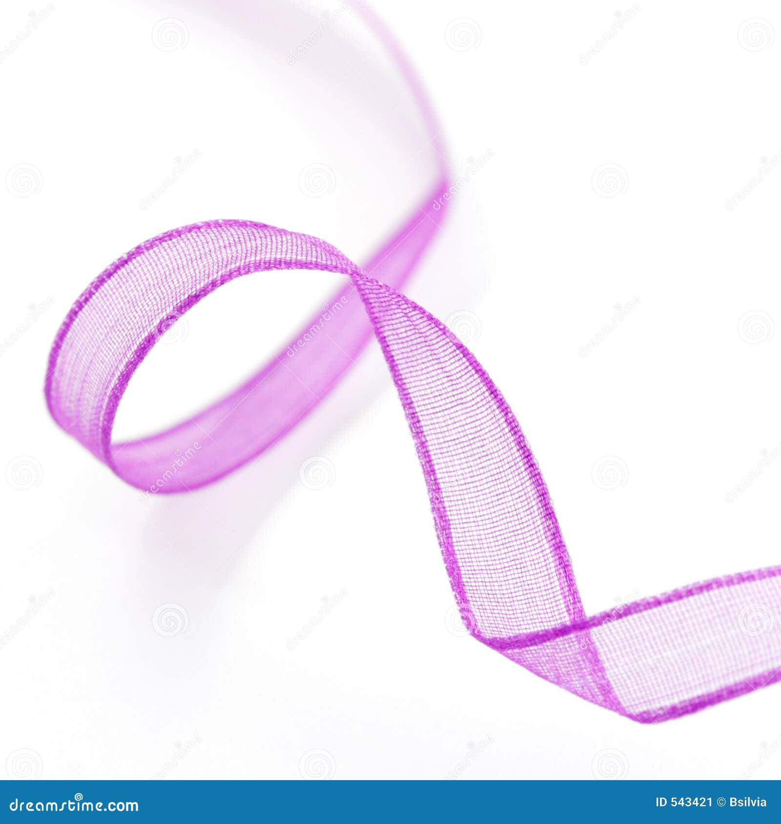 Purple ribbon stock image. Image of swirl, isolated, wrapping - 543421