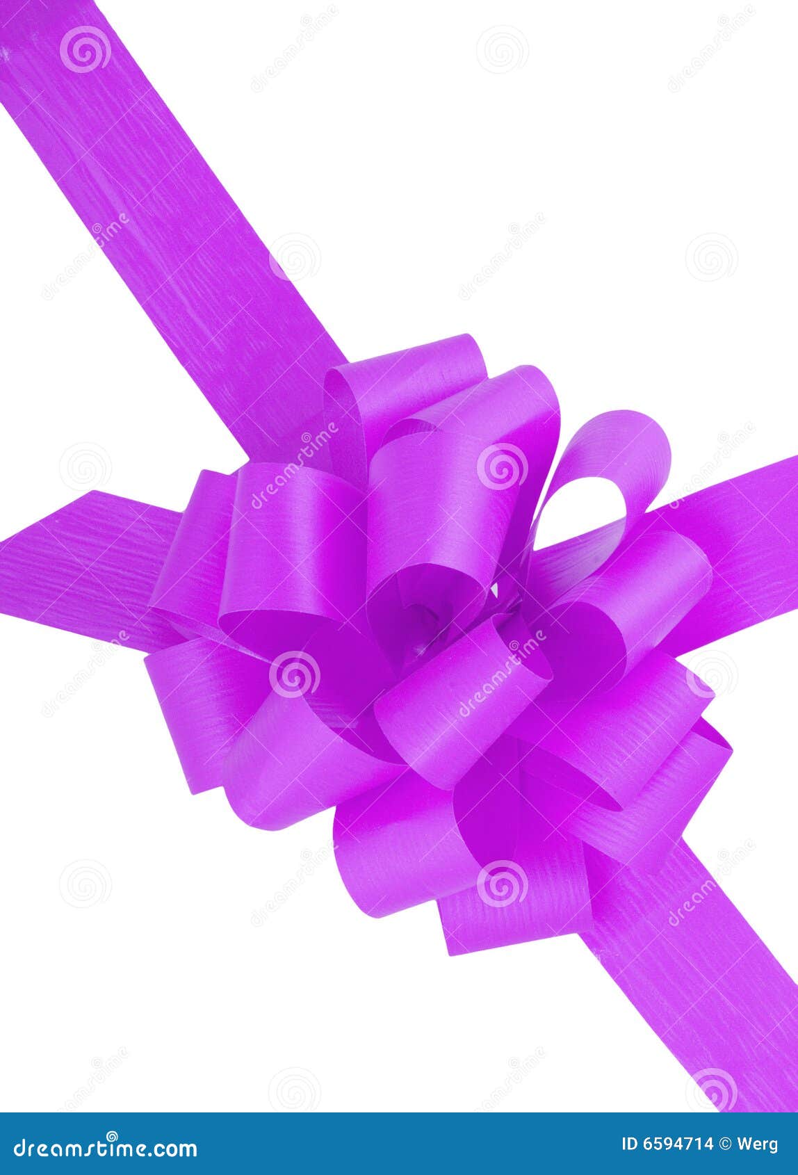 Purple Ribbon Picture. Image: 6594714