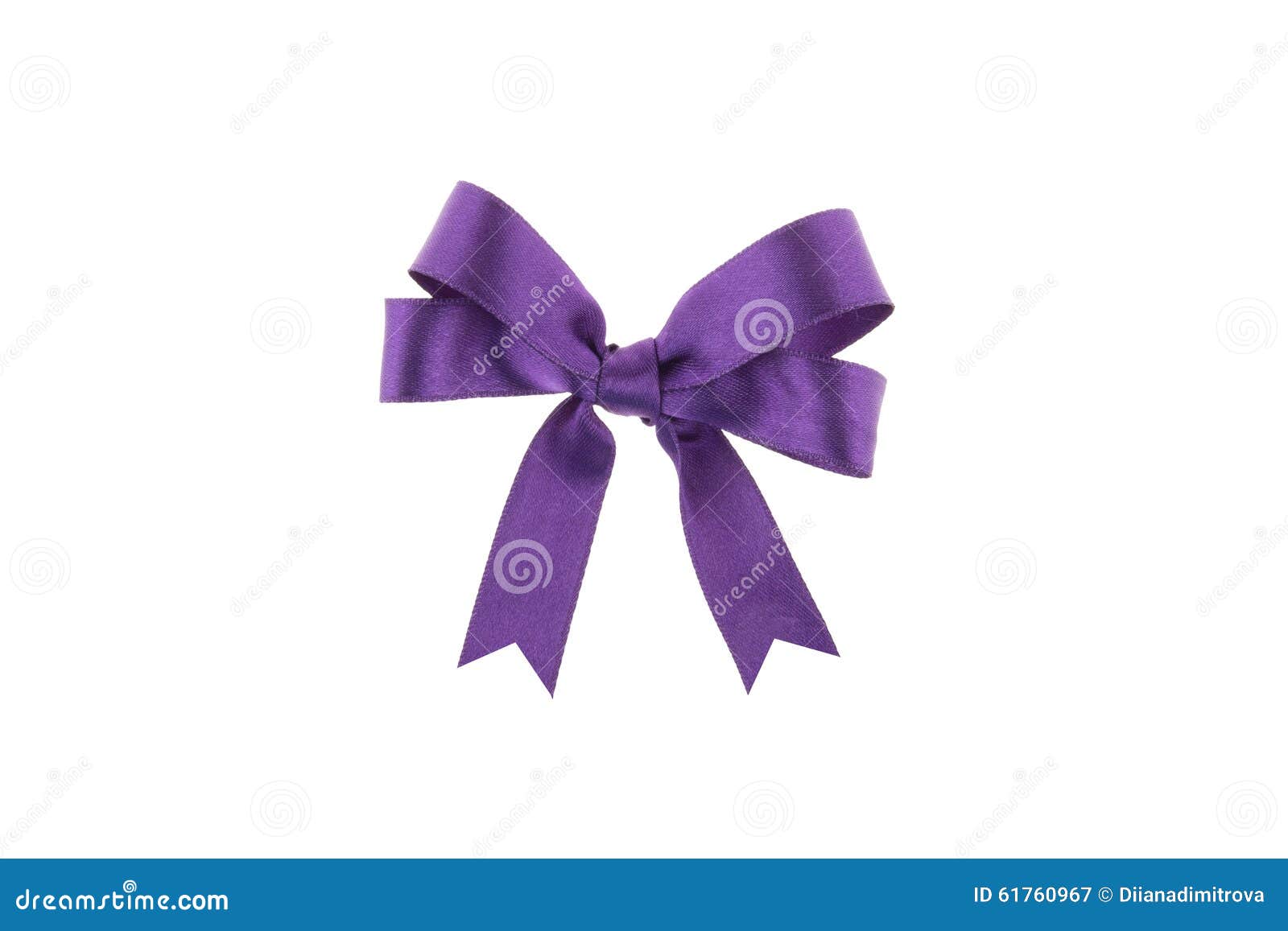 Purple ribbon with a bow stock image. Image of frame - 61760967
