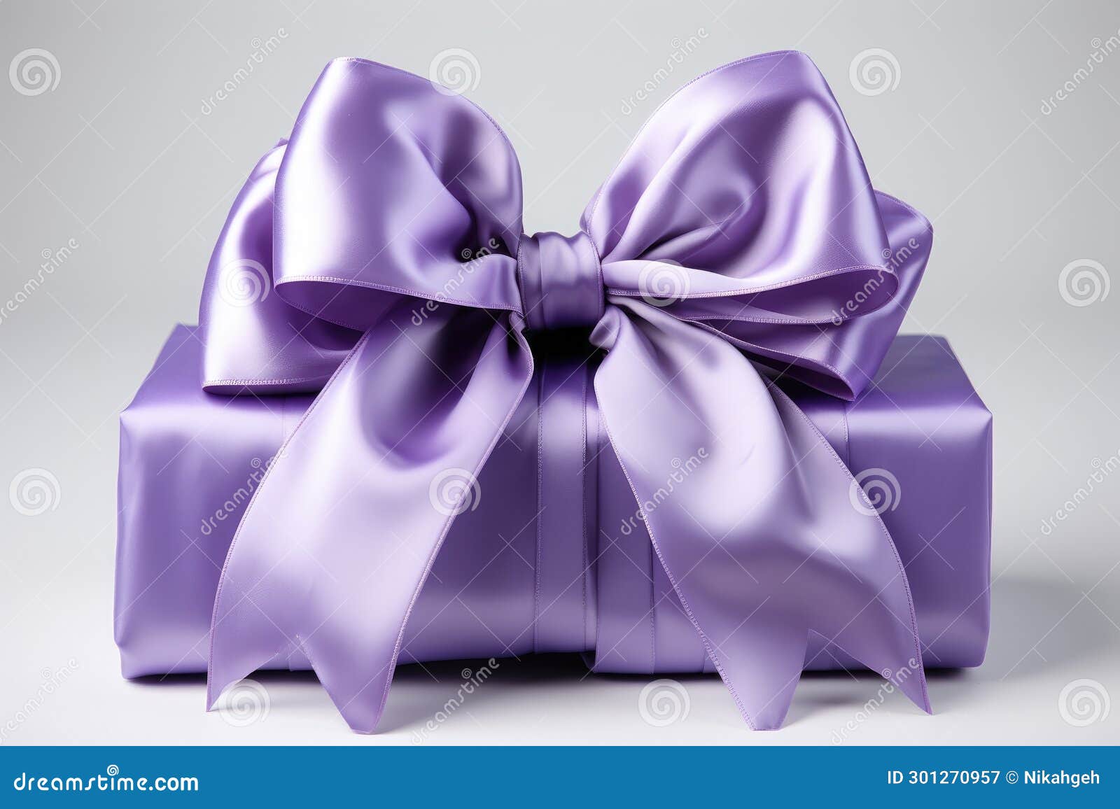 Purple Ribbon Tied in a Knot Stock Image - Image of purple, generated ...