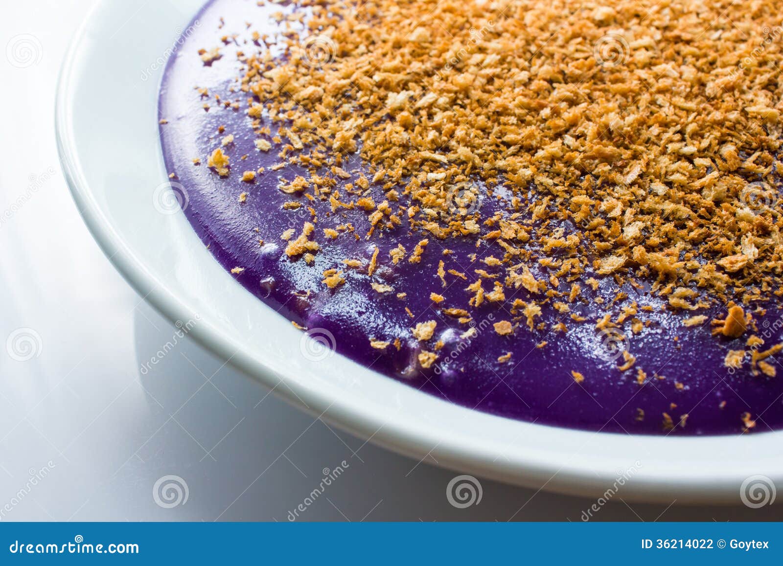 Purple rice cake stock photo. Image of coconut, philippines - 36214022