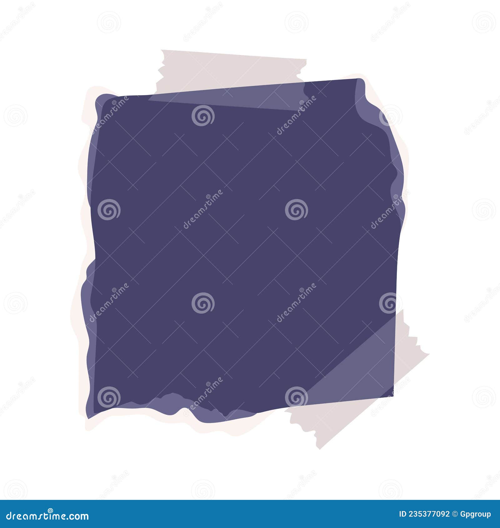 Purple ripped paper stock vector. Illustration of strip - 235377092