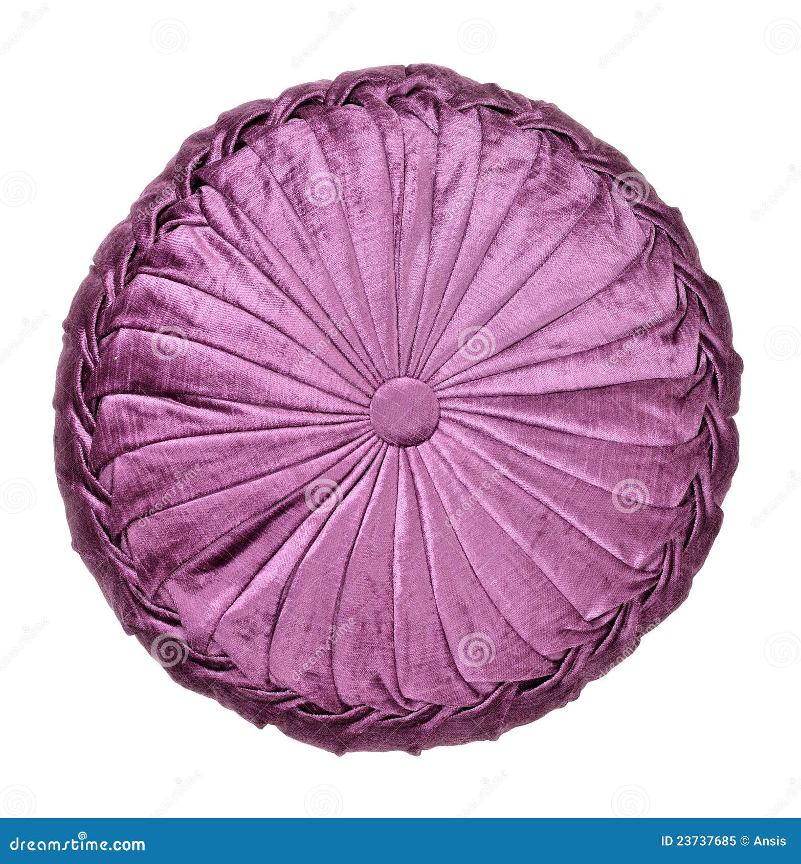 Purple round pillow stock image. Image of padded, isolated - 23737685