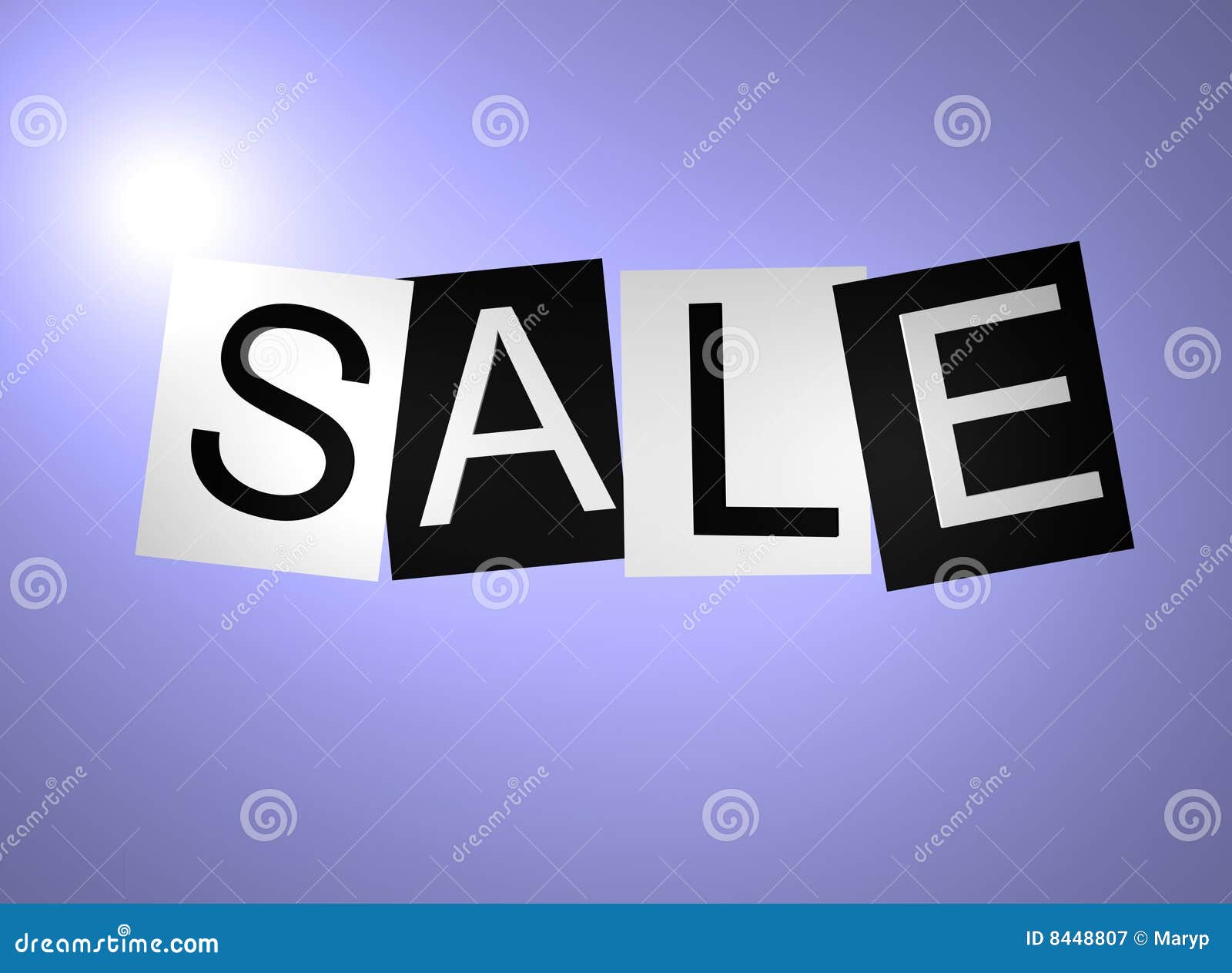 Purple Sale Sign Picture. Image: 8448807