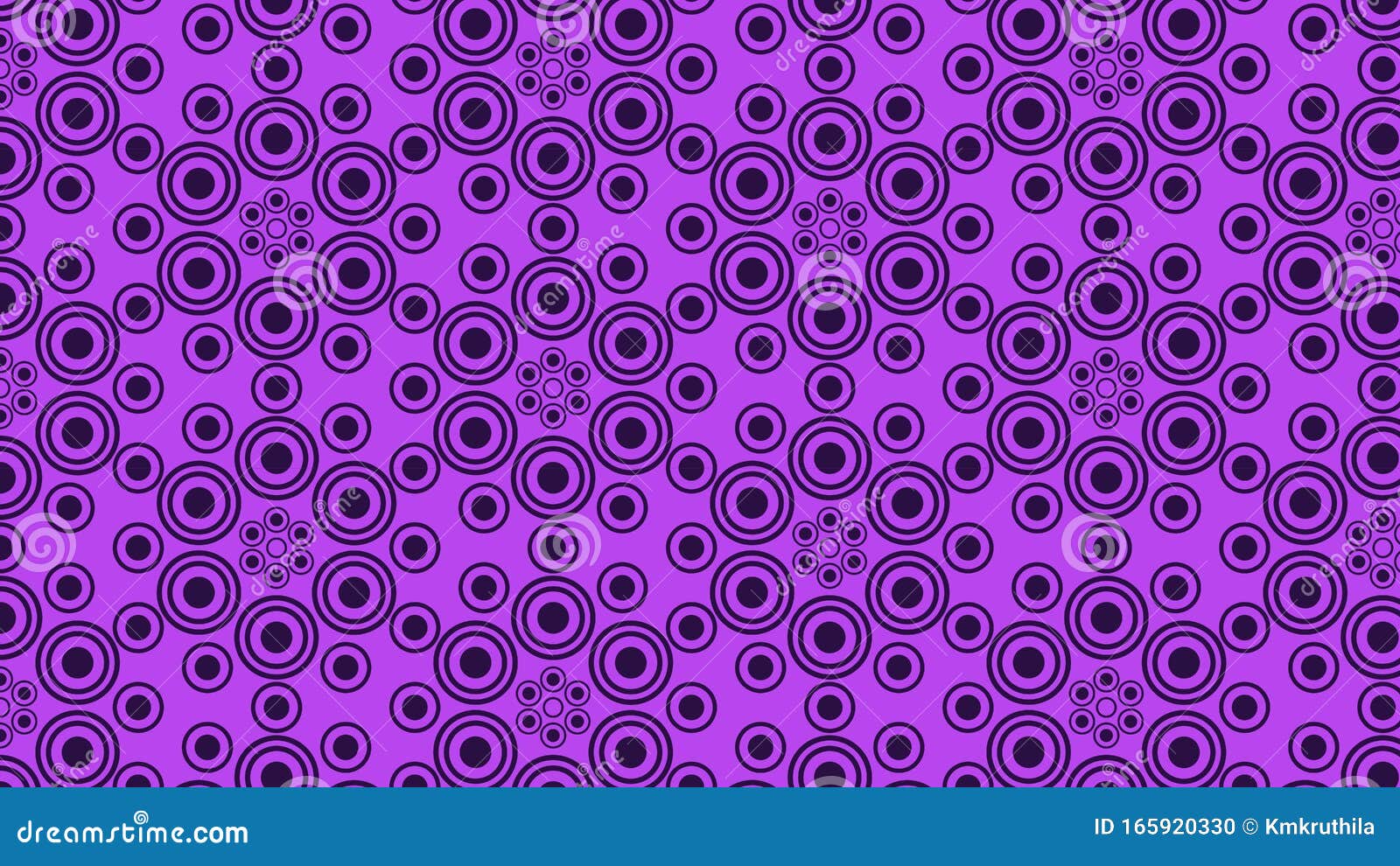 Purple Seamless Circle Pattern Background Vector Art Stock Vector ...