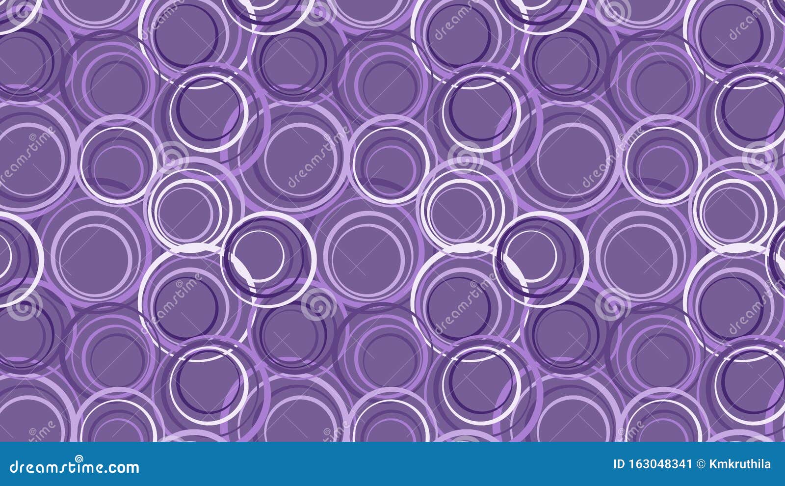 Purple Seamless Circle Pattern Vector Stock Vector - Illustration of ...