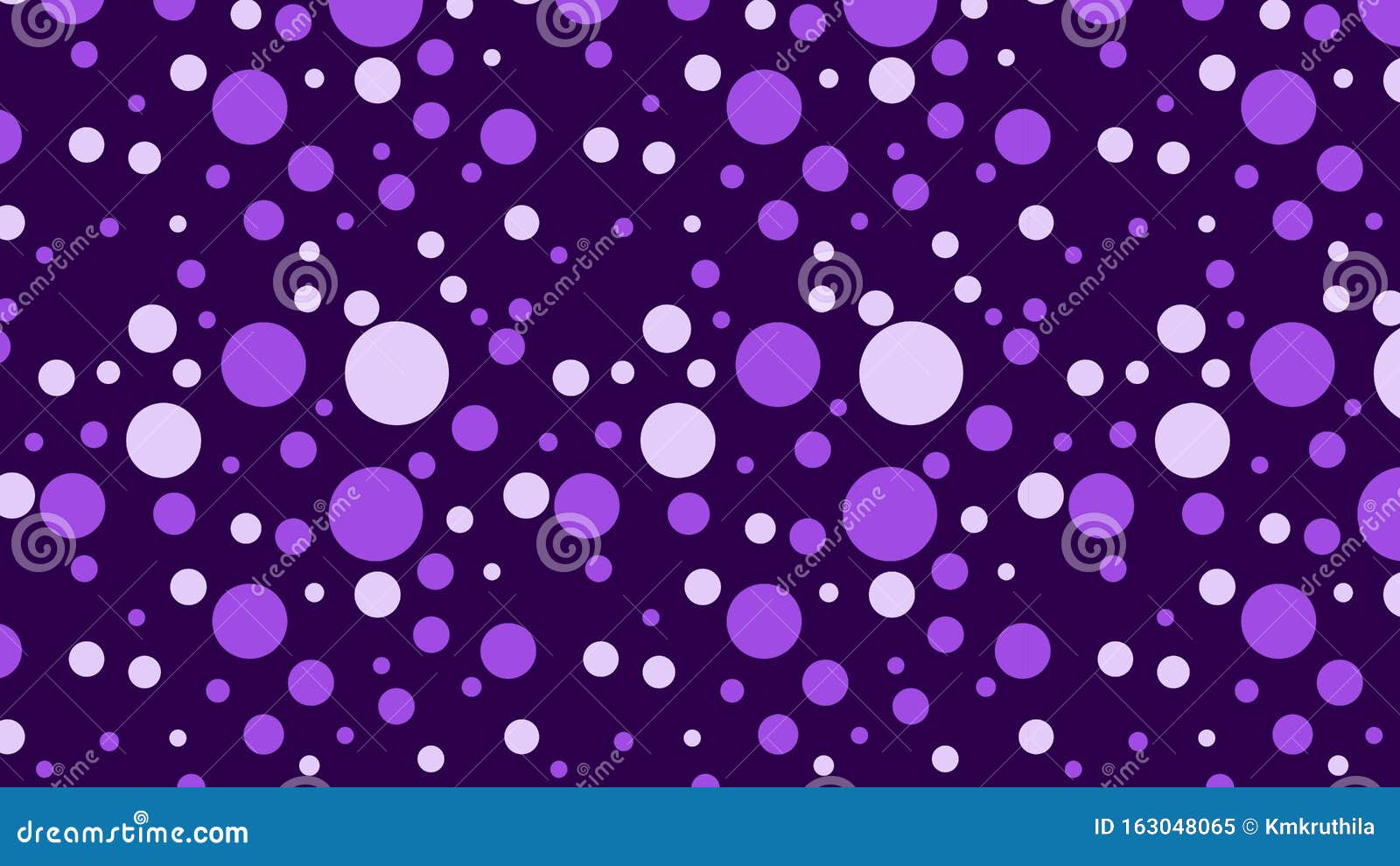 Purple Seamless Random Circle Dots Pattern Vector Stock Vector ...