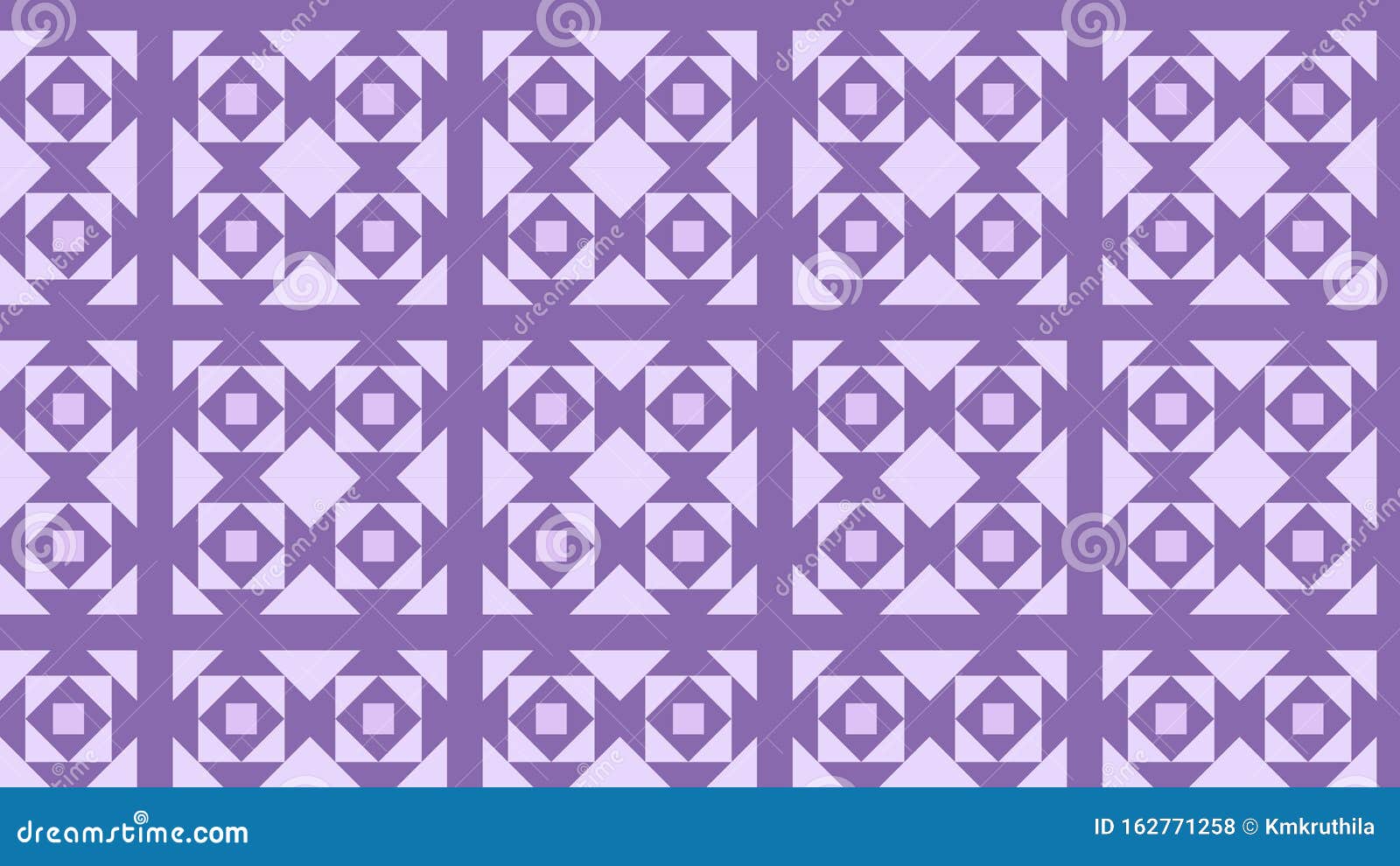 Purple Seamless Square Pattern Background Vector Art Stock Vector ...