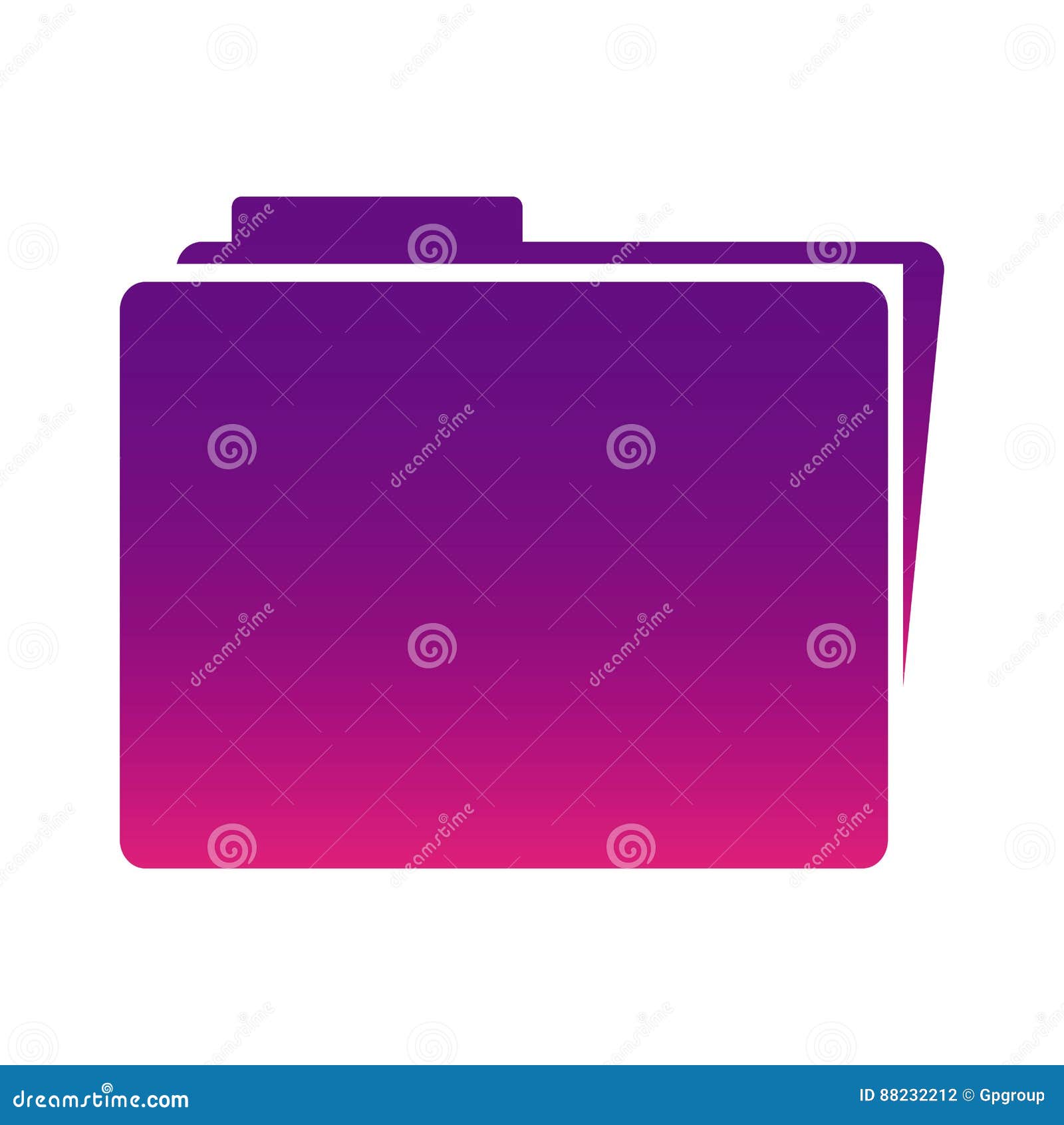 Purple sheet file icon stock illustration. Illustration of information ...