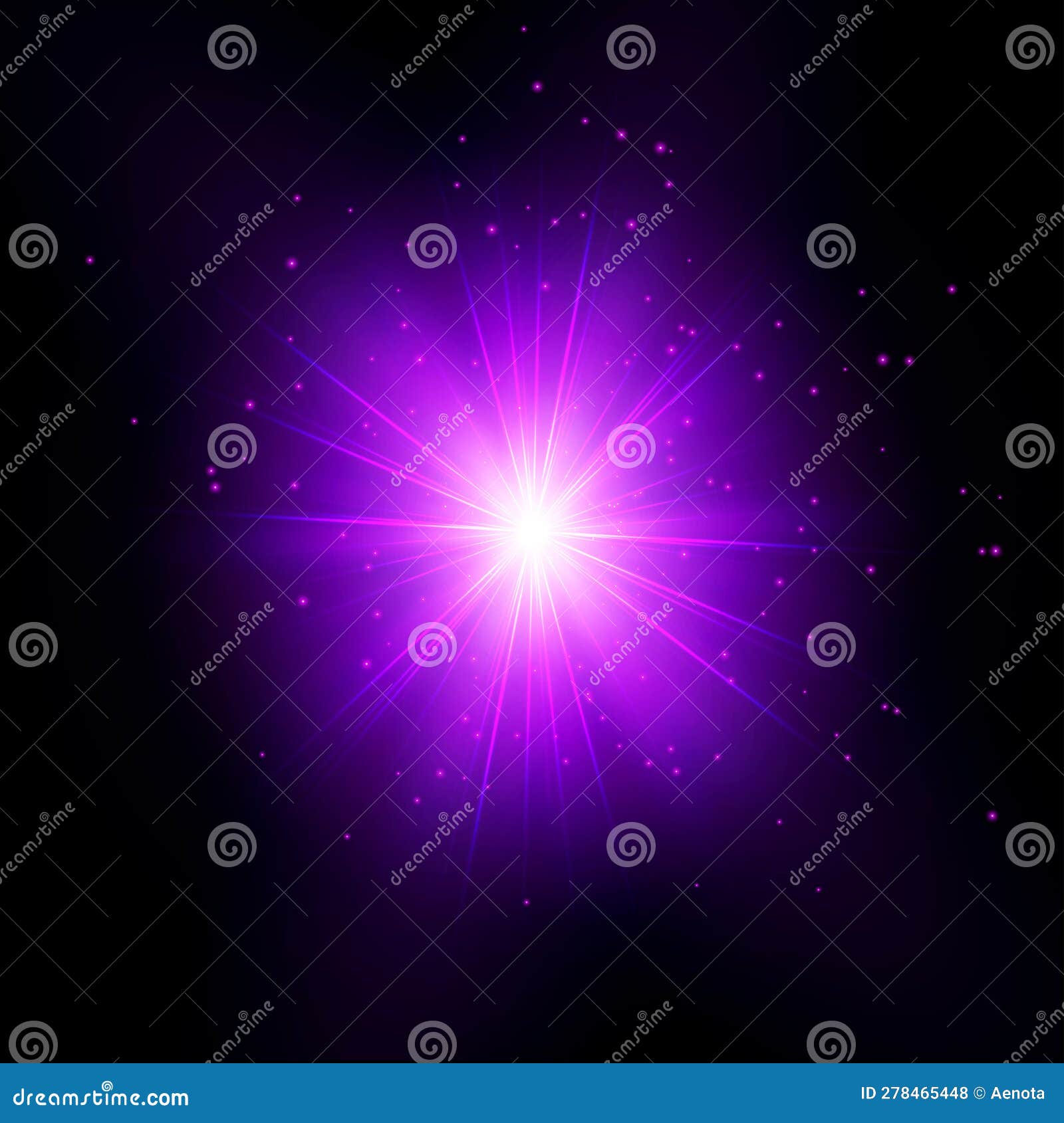 Purple Shine Starburst Vector Radiant Star Rays Stock Vector ...