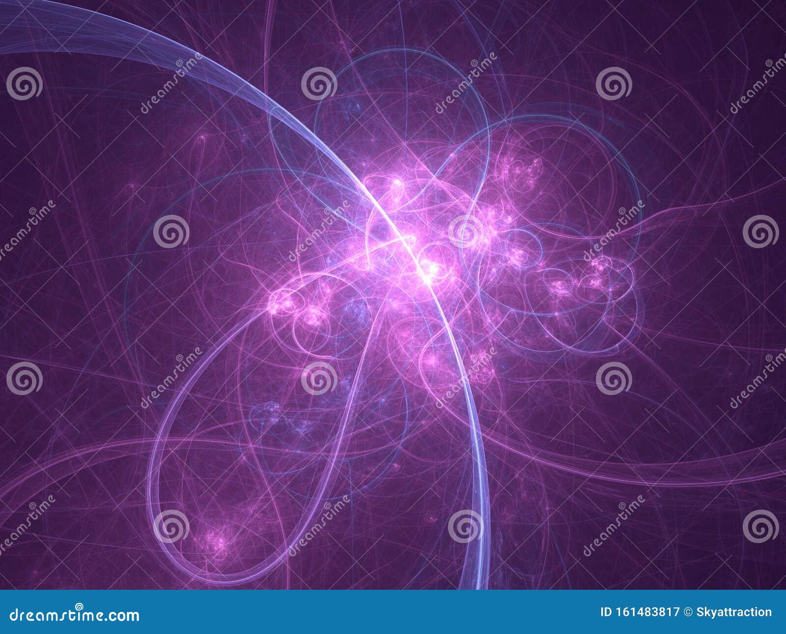 Purple Shiny Lines Eerie Abstract Background Stock Illustration ...