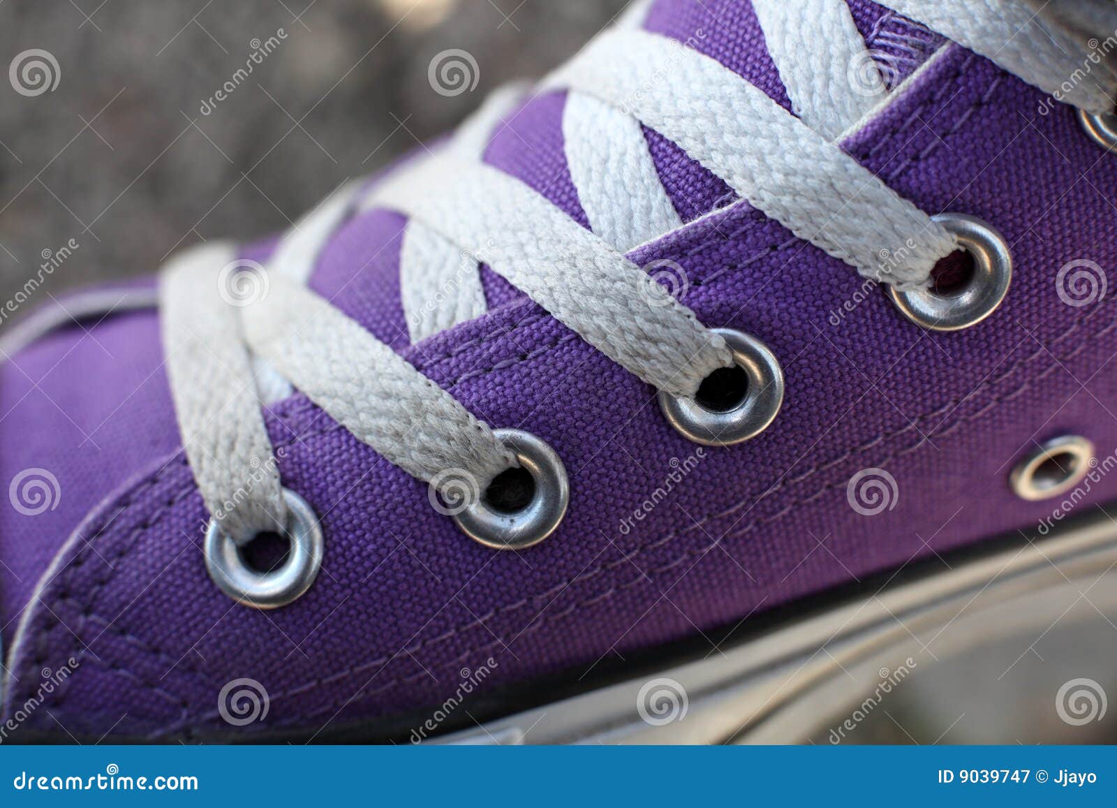 Purple shoe detail stock image. Image of colorful, play - 9039747