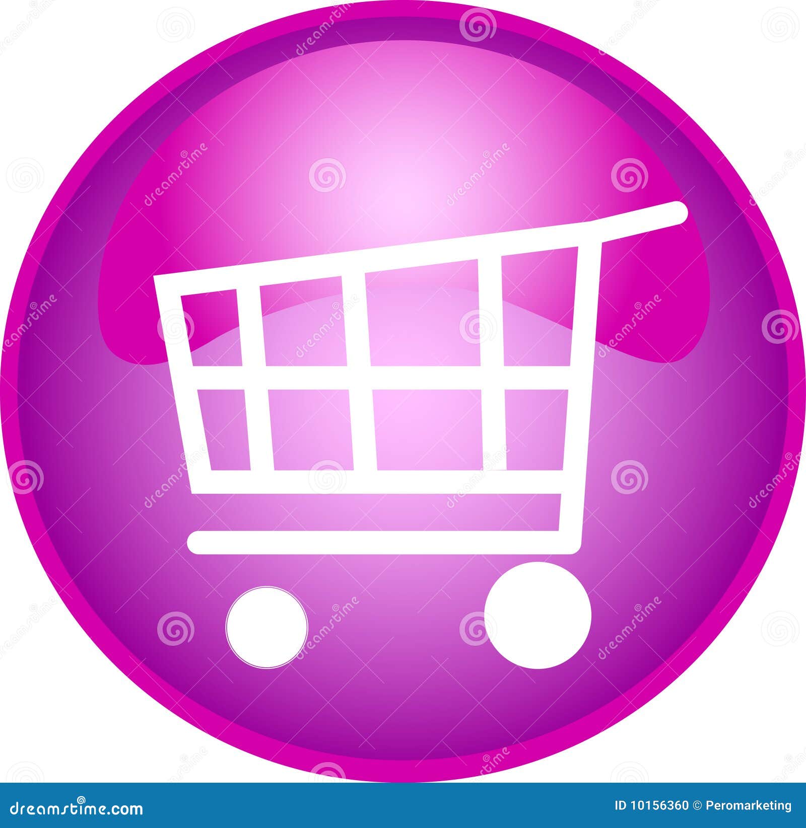 Purple shopping button stock illustration. Illustration of sign - 10156360