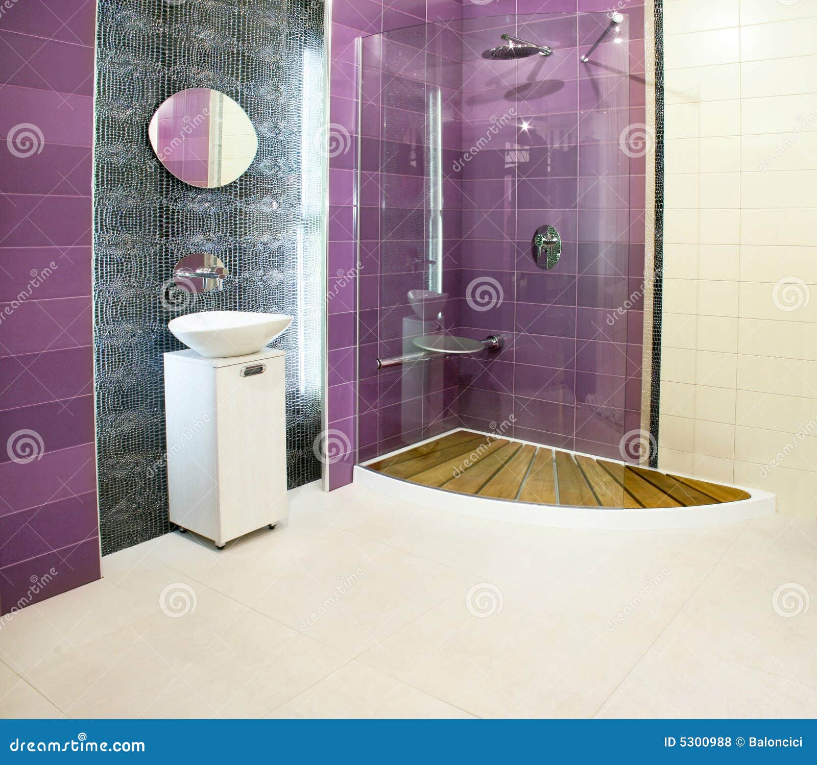 Purple shower stock photo. Image of faucet, lifestyle - 5300988