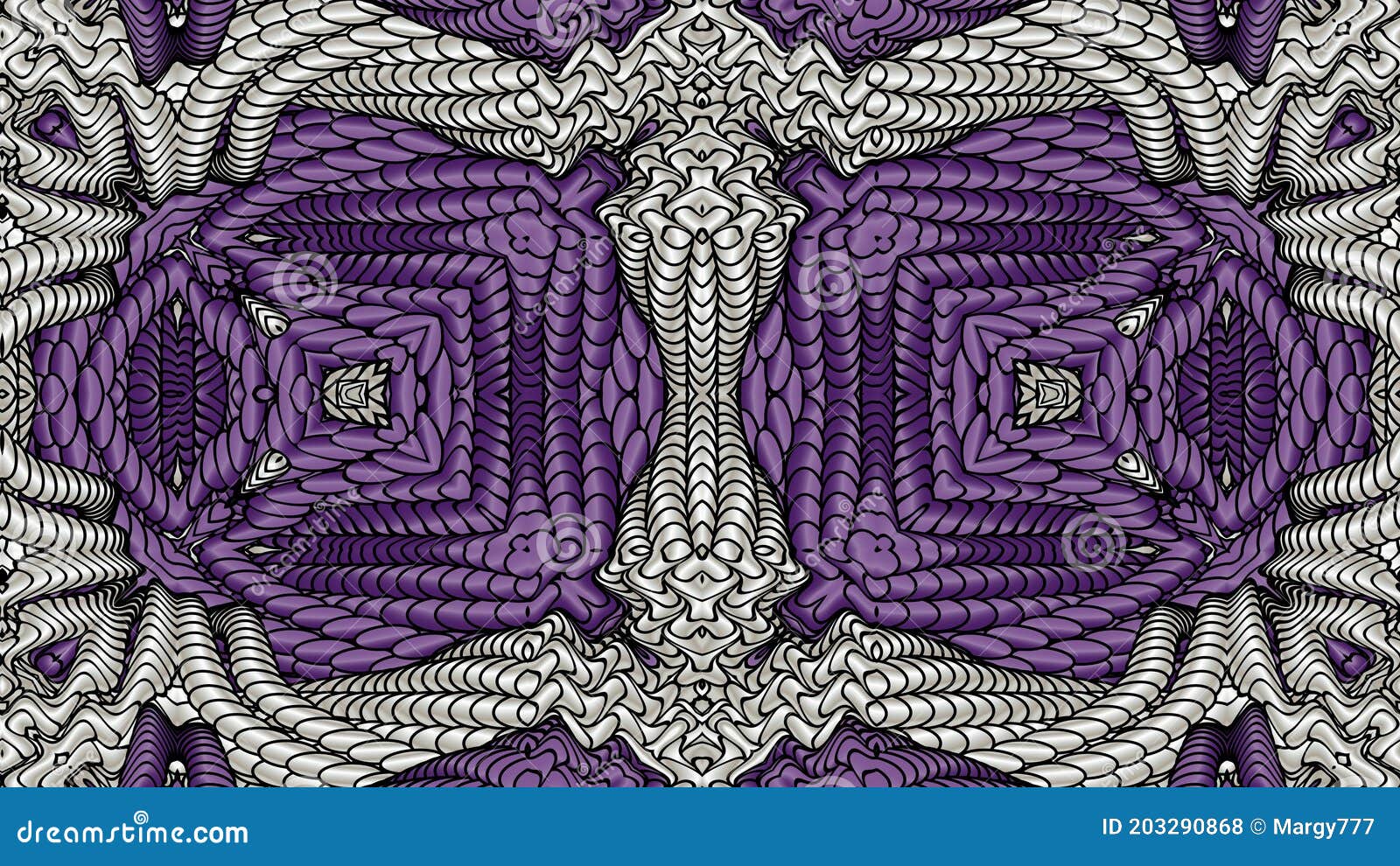 Purple and Silver Abstract Symmetric Background for Printing on ...