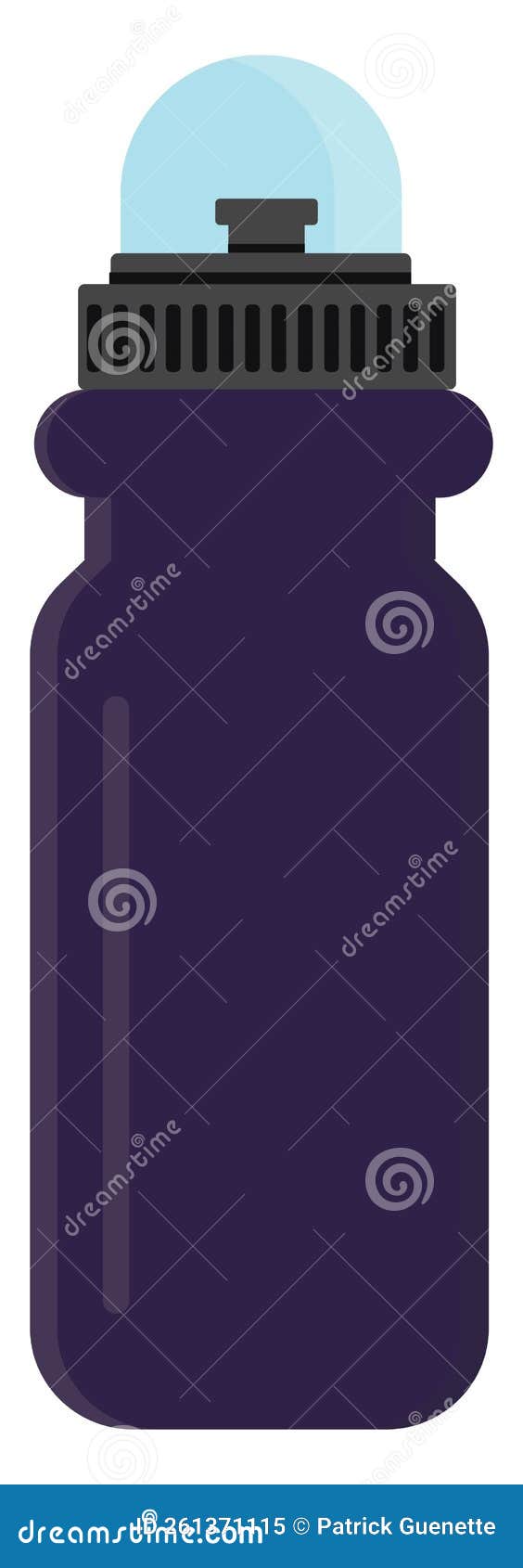 Purple sipper, icon stock vector. Illustration of healthy - 261371115