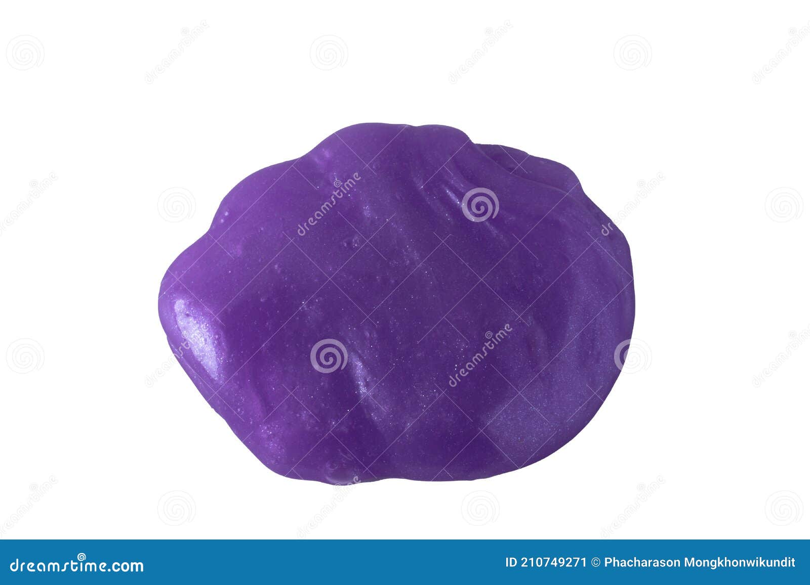 Purple Slime on White Background Isolated Image Stock Image - Image of ...
