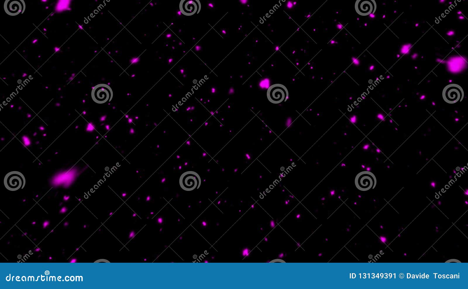 Purple Snow Falling Towards Cam Loopable Overlay Element Stock Video ...