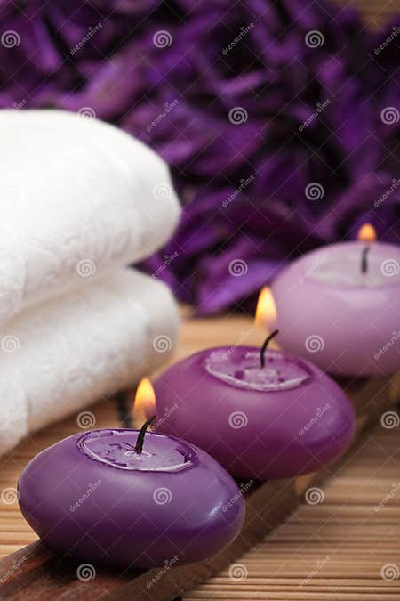 Purple spa relaxation (1) stock image. Image of healthy - 14001059
