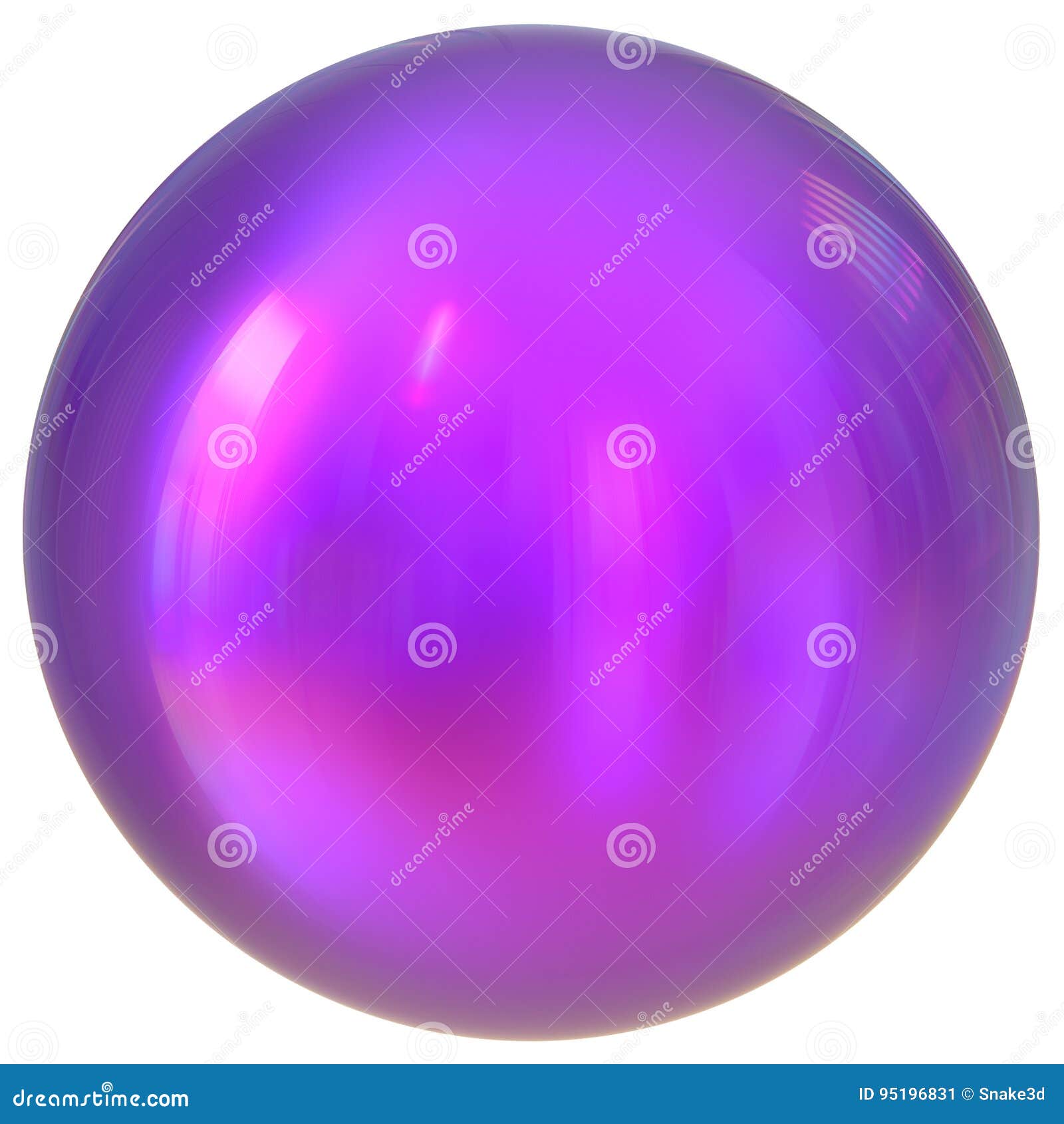 Purple Sphere Round Button Ball Basic Circle Geometric Shape Stock ...