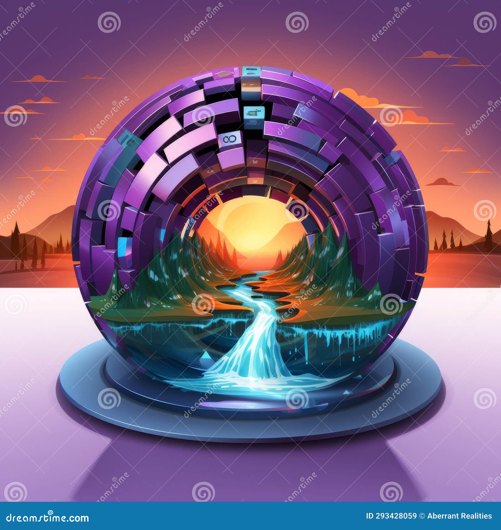 Purple Sphere Royalty-Free Stock Photography | CartoonDealer.com #42218129