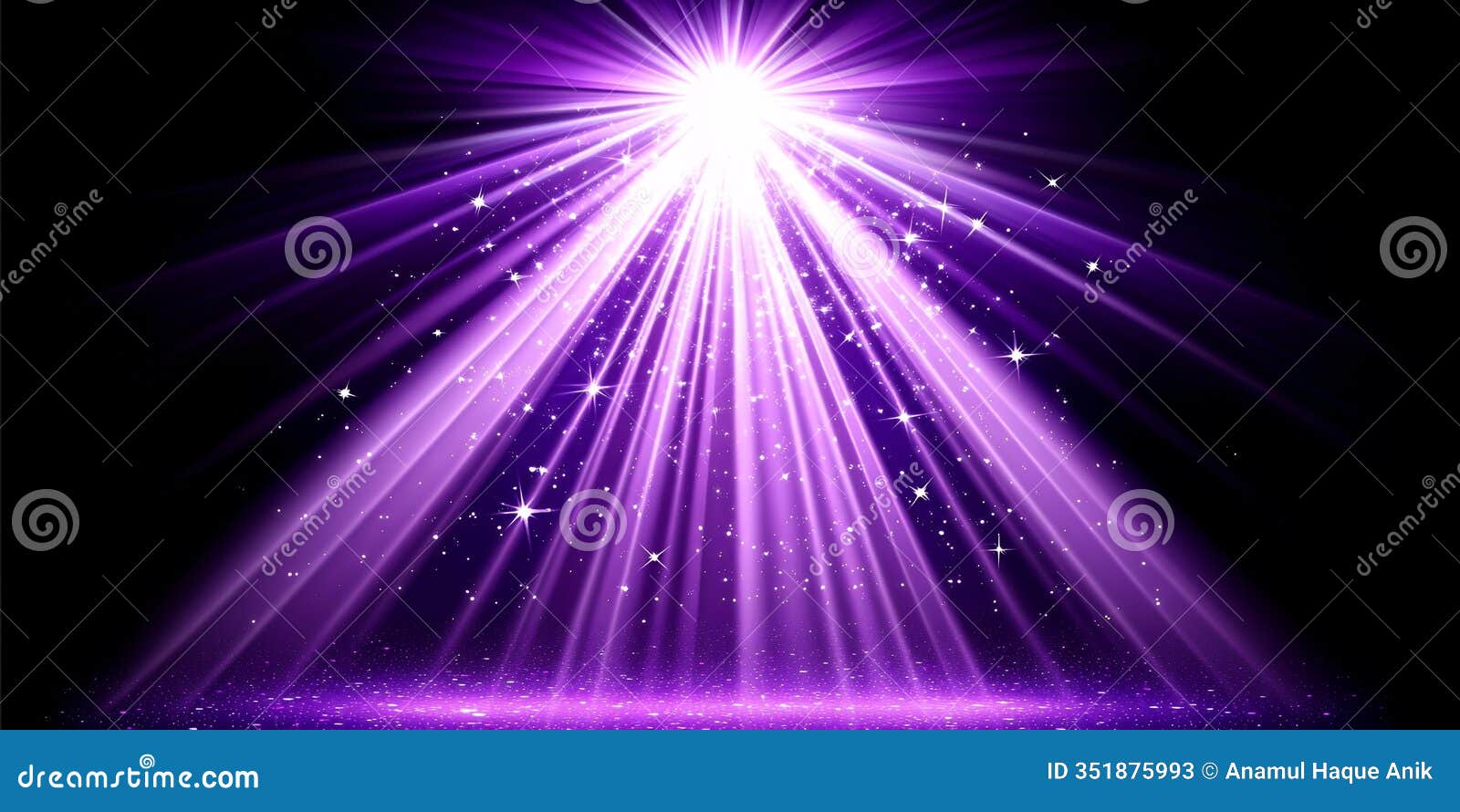Purple Spotlight Rays Glitter Sparkle Festive Magic Background Design ...