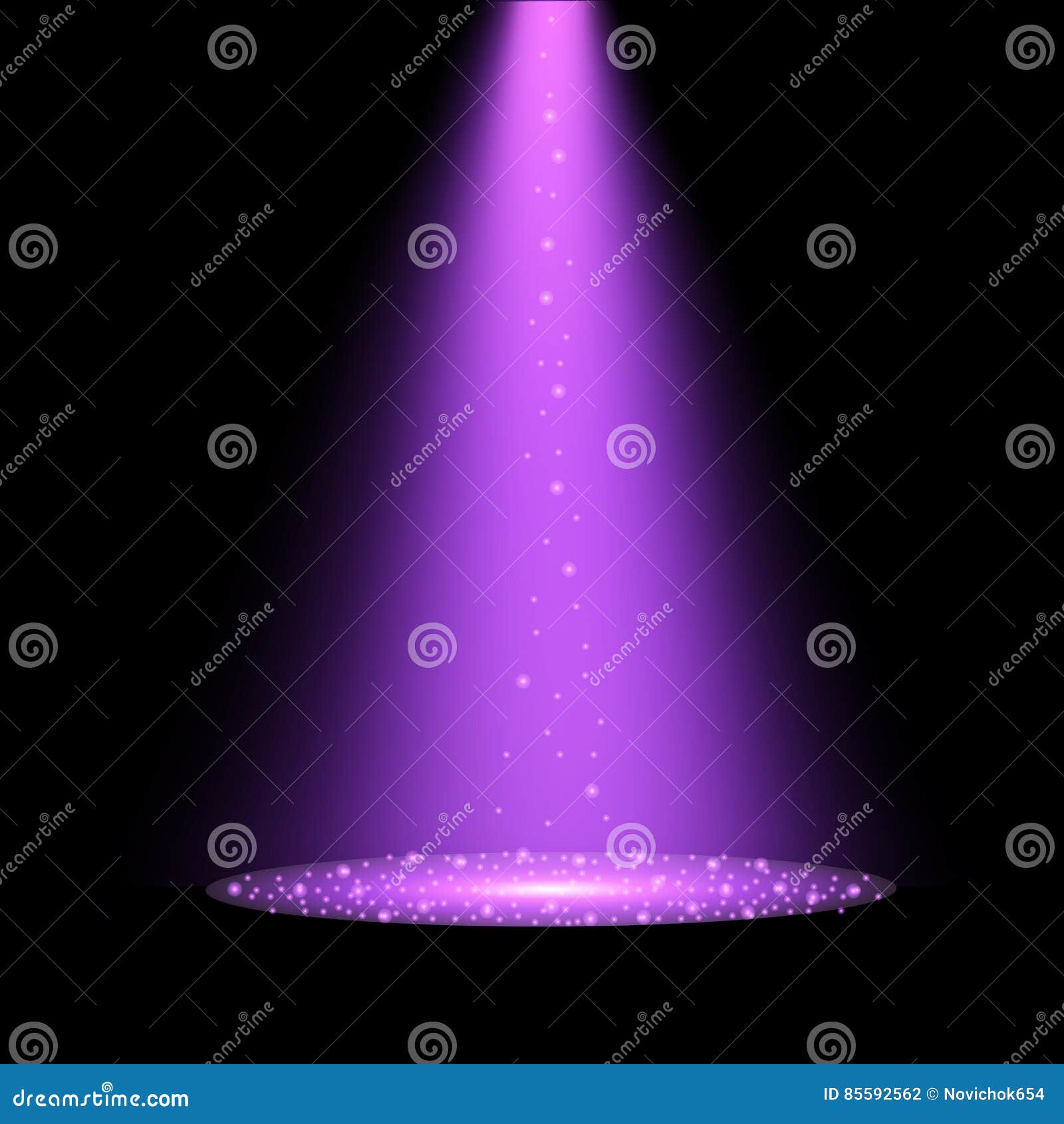 Purple Spotlights. Scene. Light Effects Stock Vector - Illustration of ...