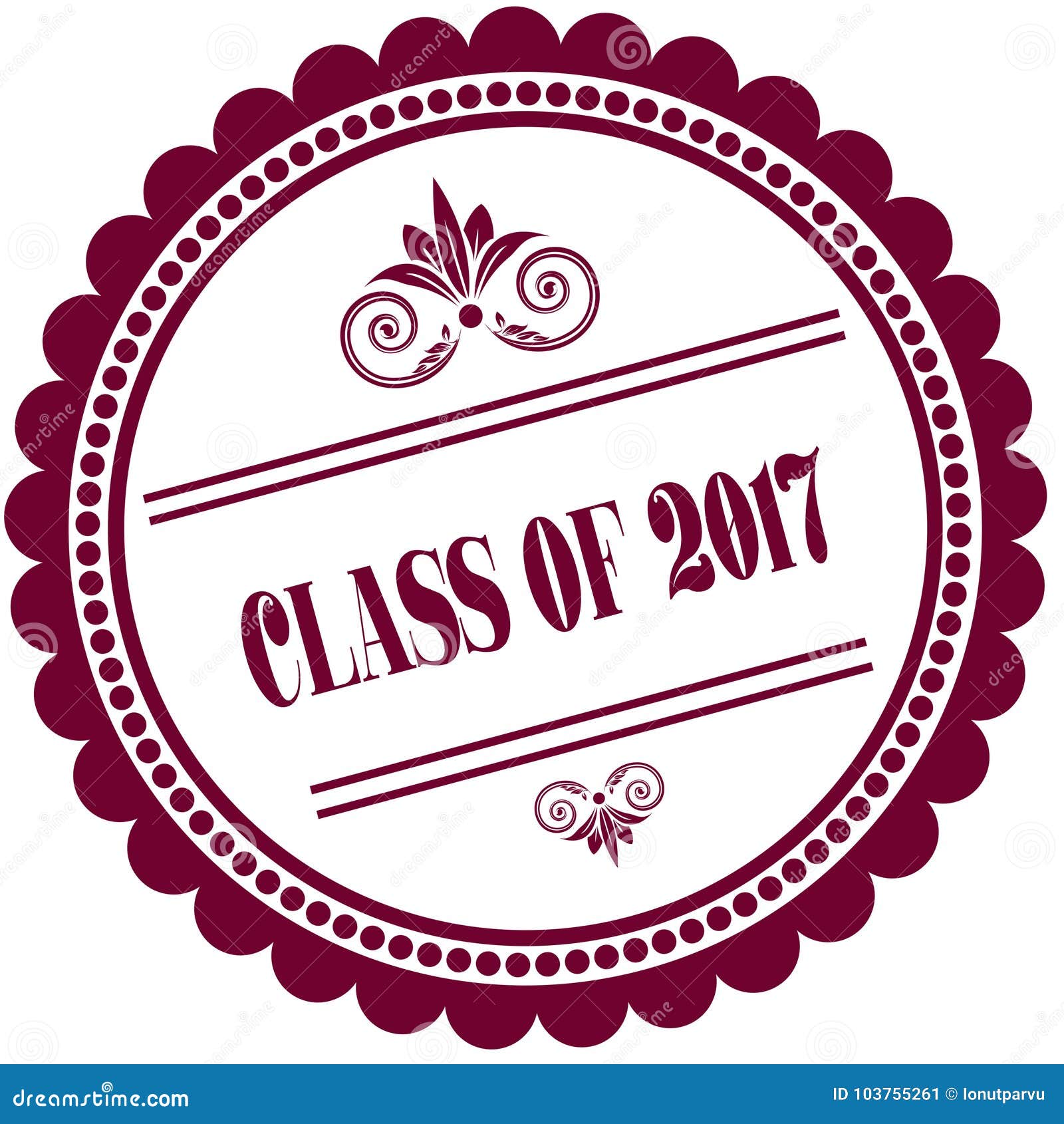 Purple Stamp with CLASS of 2017 . Stock Illustration - Illustration of ...