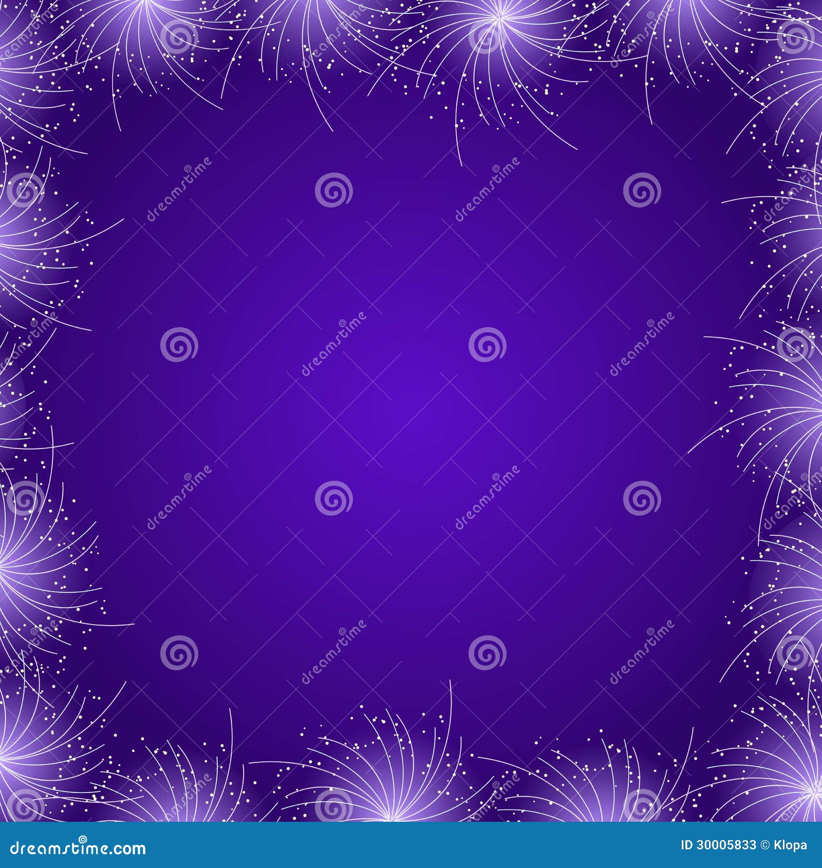 Purple Star Firework Frame stock illustration. Illustration of bright ...