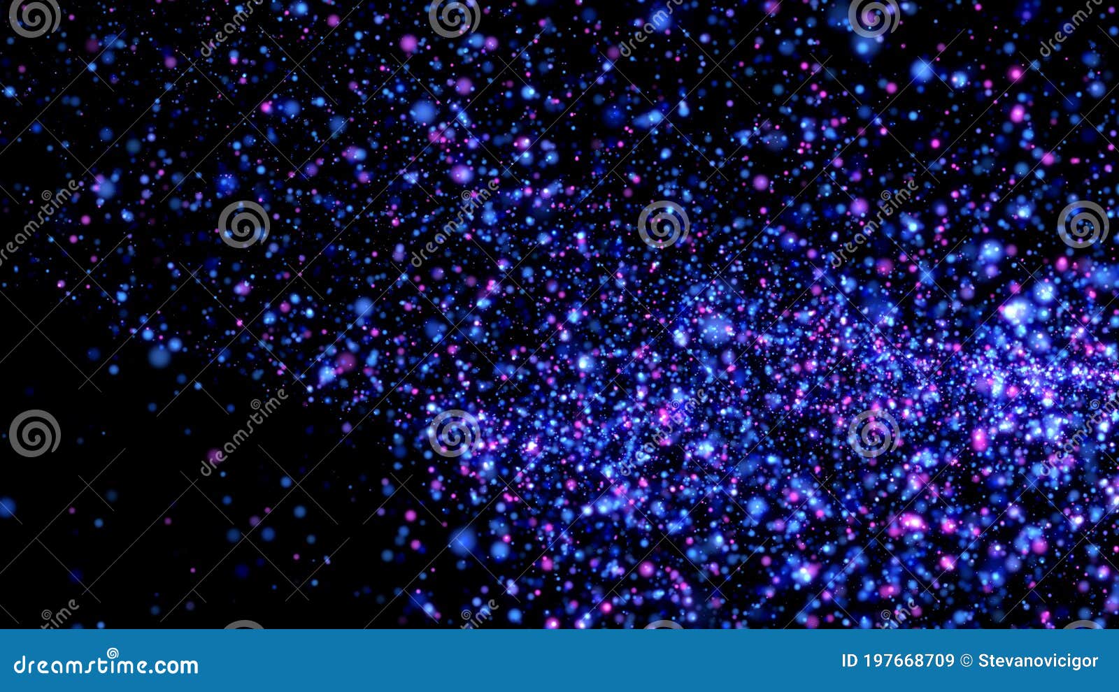 Purple Stardust Particles, Computer Generated Image Stock Image - Image ...