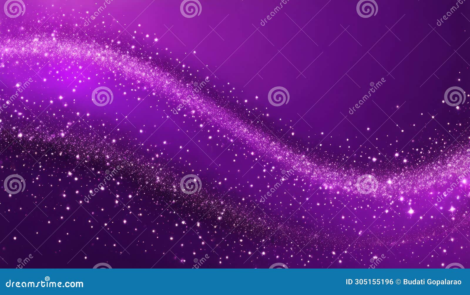 A Purple Starry Night Sky with a Purple Star Trail Stock Illustration ...