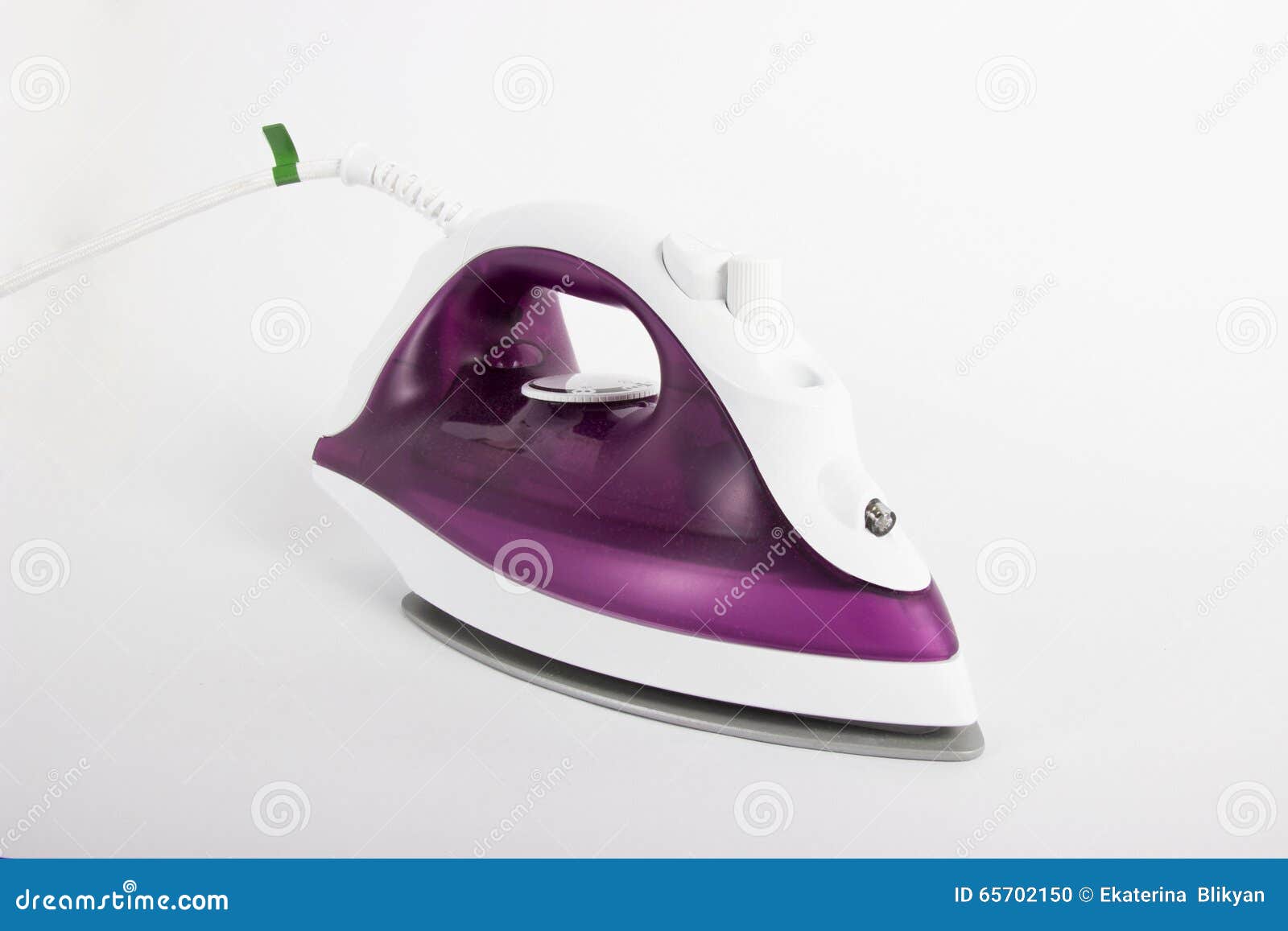 Purple steam iron stock photo. Image of clean, homemaker - 65702150