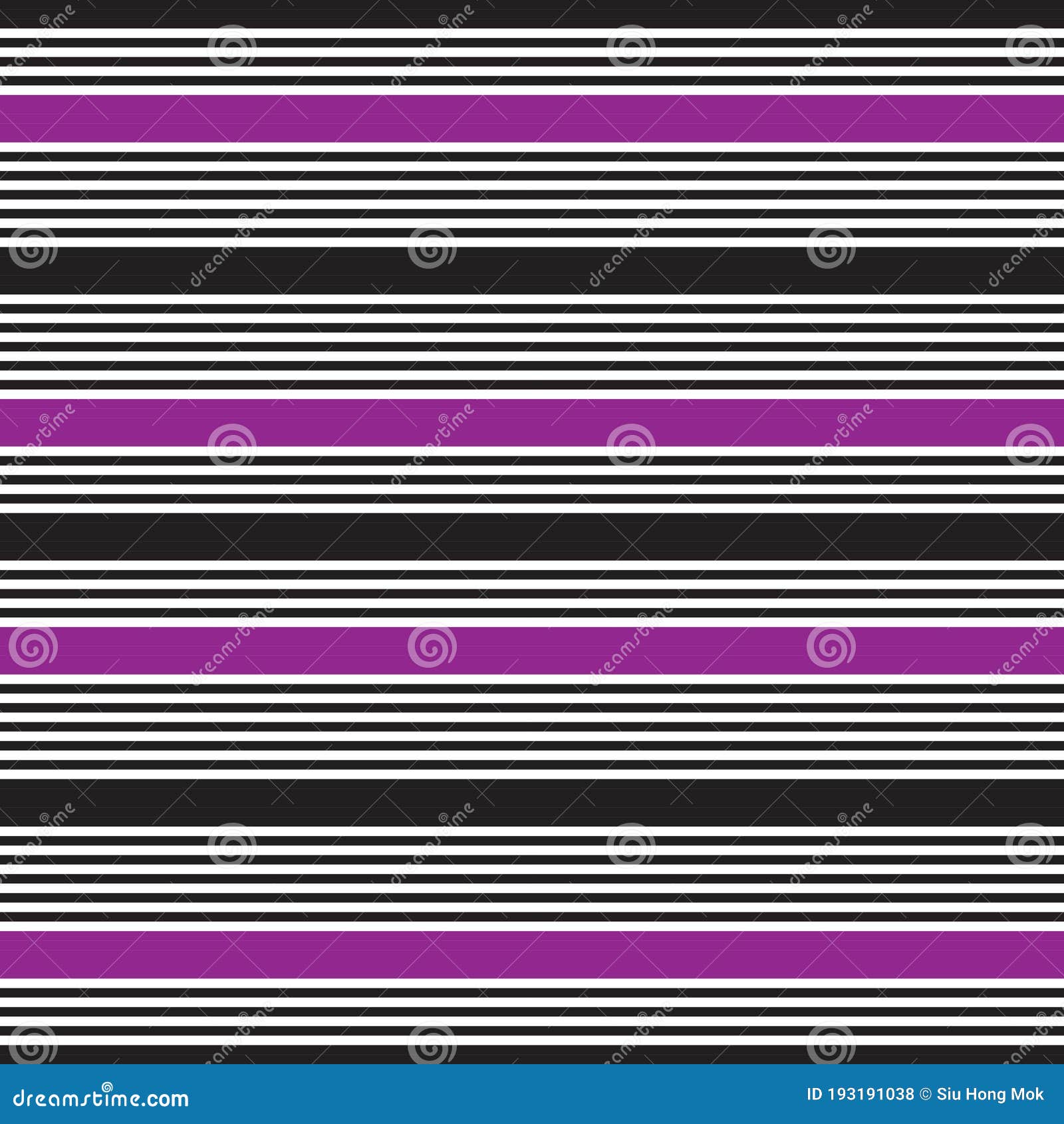 Purple Stripe Seamless Pattern Background in Horizontal Style Stock ...