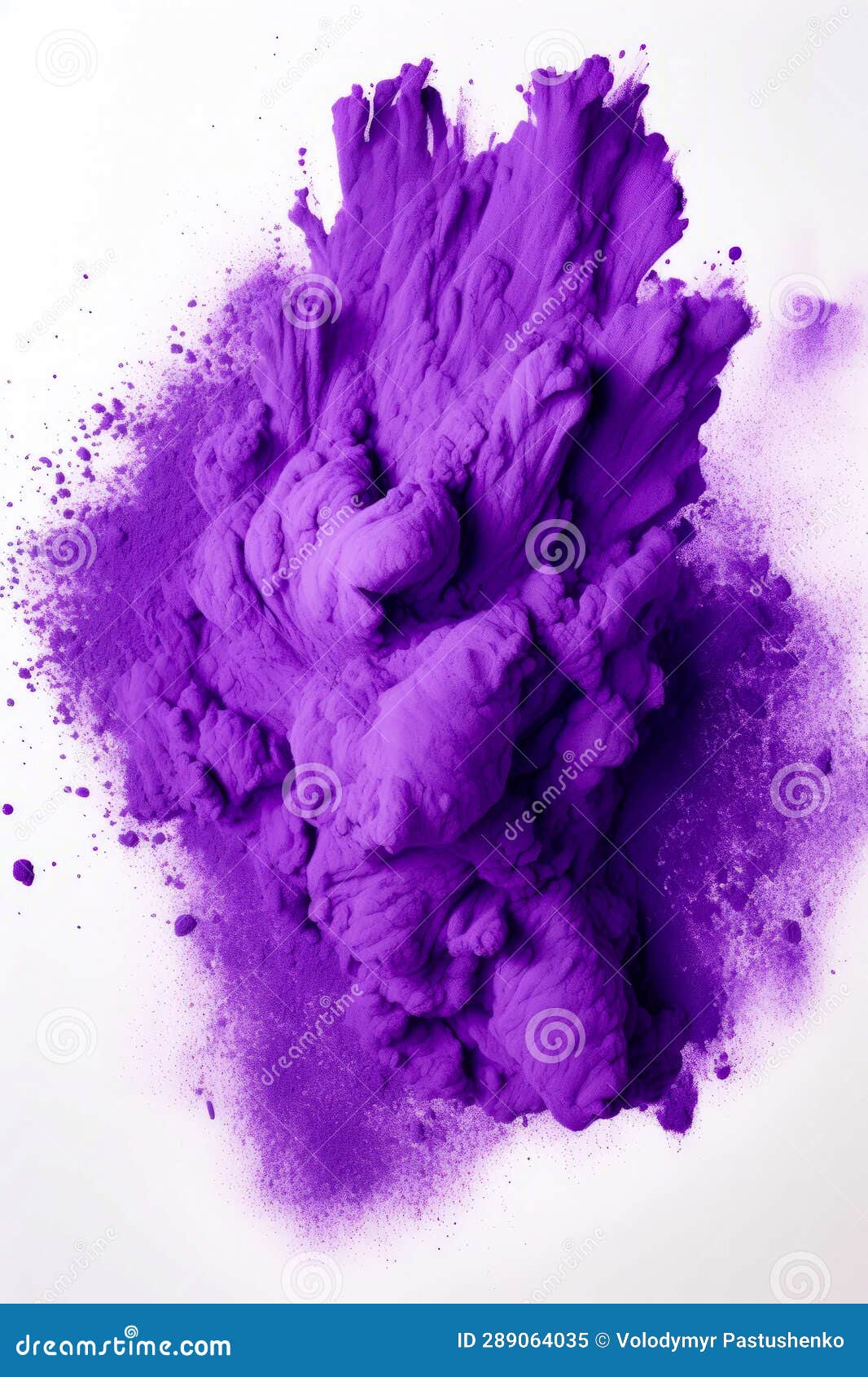 Purple Substance is on White Surface with White Background. Generative ...