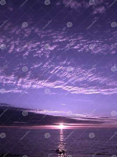 Purple Sunset stock photo. Image of heaven, sunset, shining - 73428