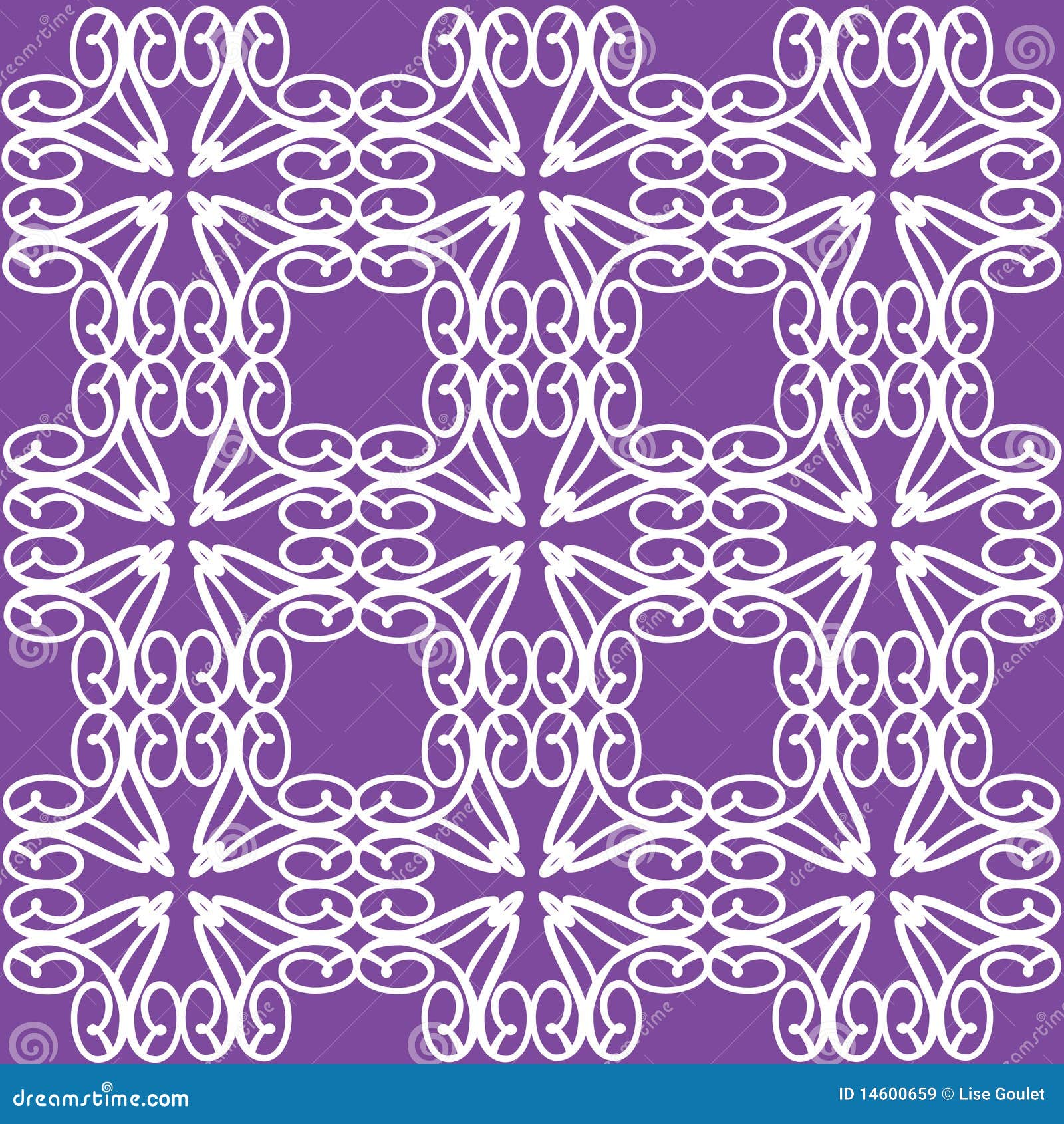 Purple Swatch Lace Pattern Illustration Stock Vector - Illustration of ...