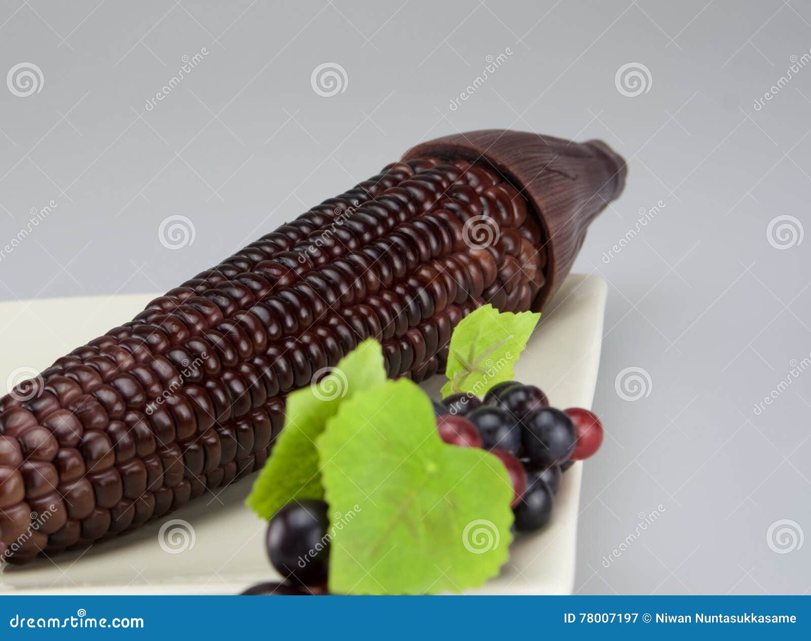 Purple Sweet Corn and Grape Stock Image - Image of fresh, agriculture ...