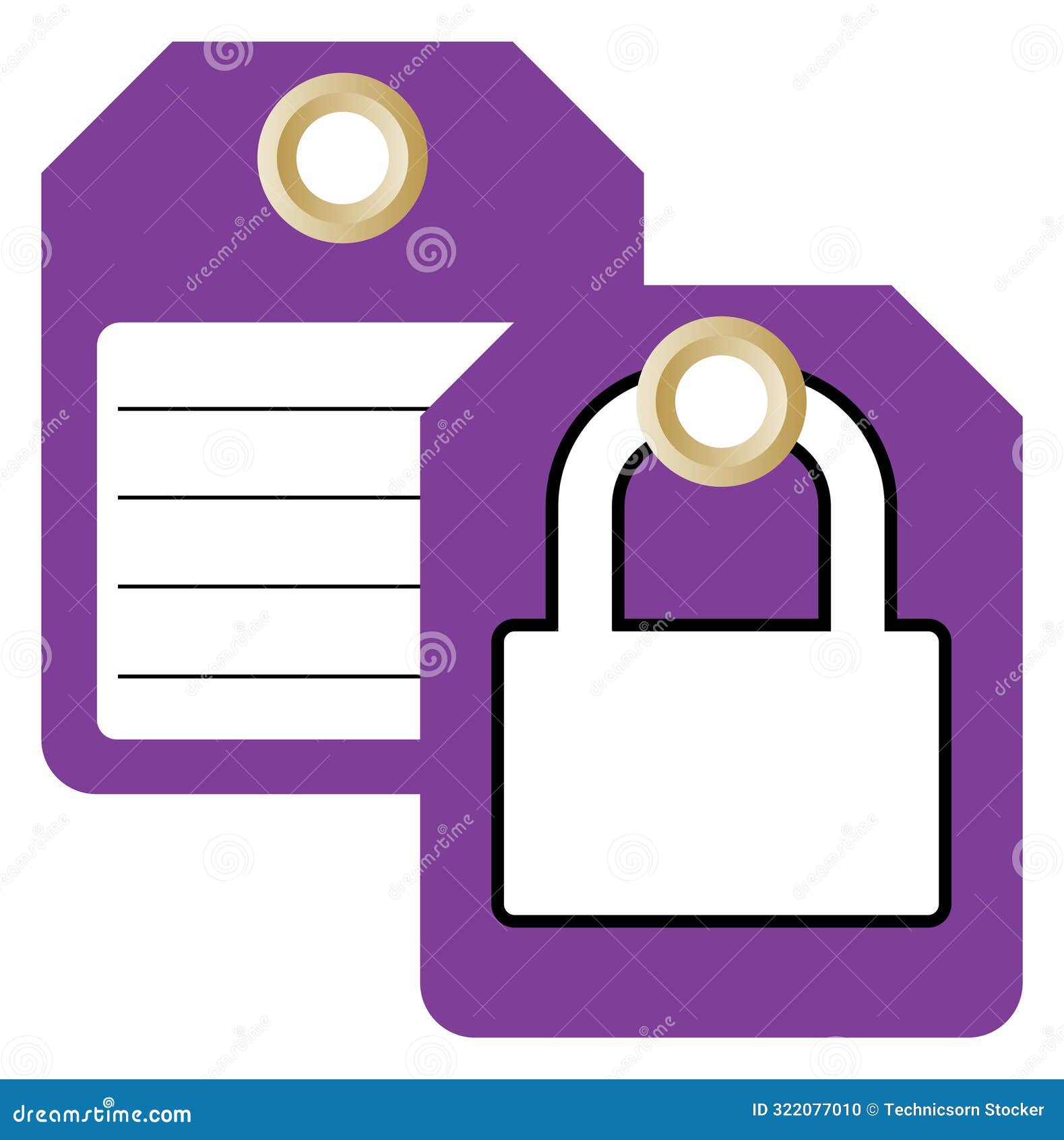 Purple Tag Label Symbol Sign,Vector Illustration, Isolate on White ...