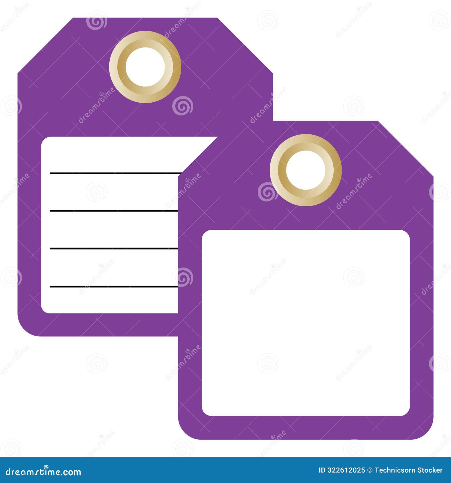 Purple Tag Label Symbol Sign,Vector Illustration, Isolate on White ...